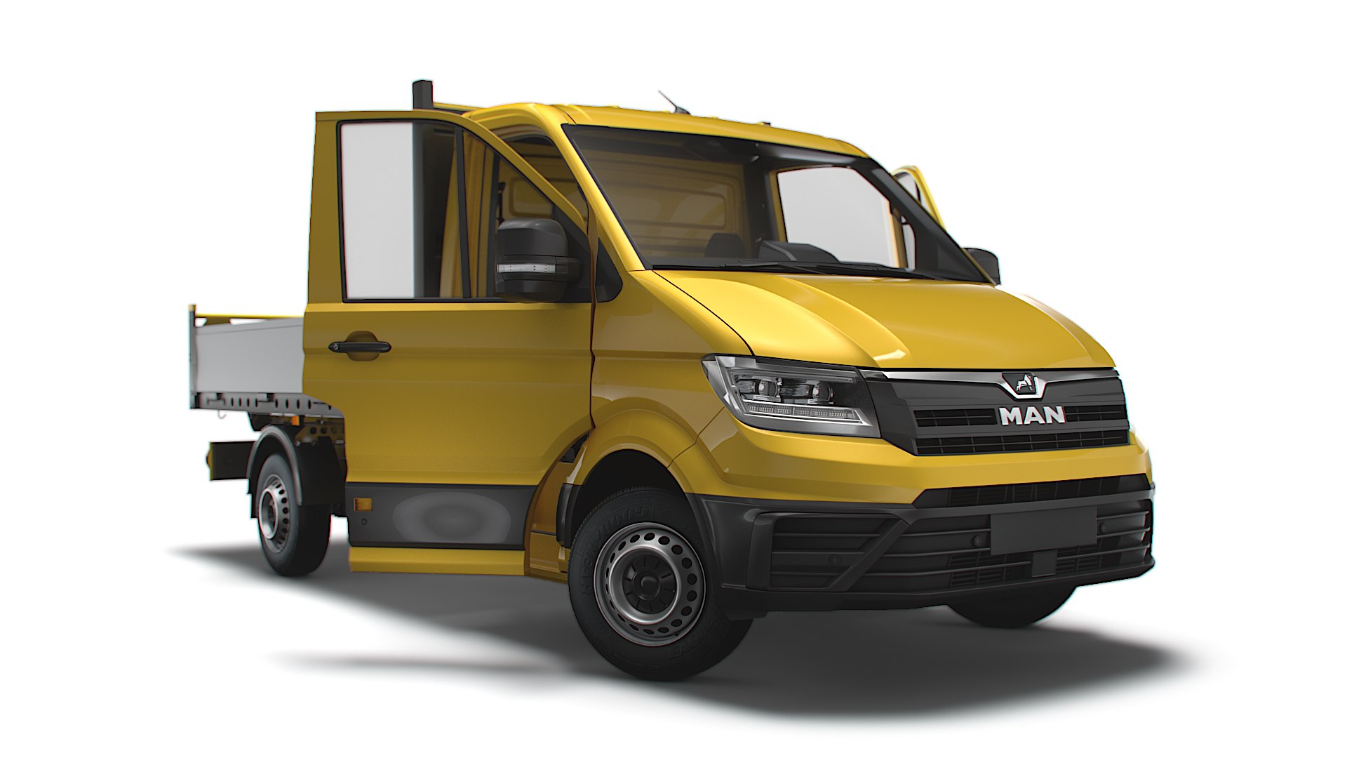 modelo 3d MAN TGE Single Cab Tipper HQ Interior 2023 - TurboSquid 2073811