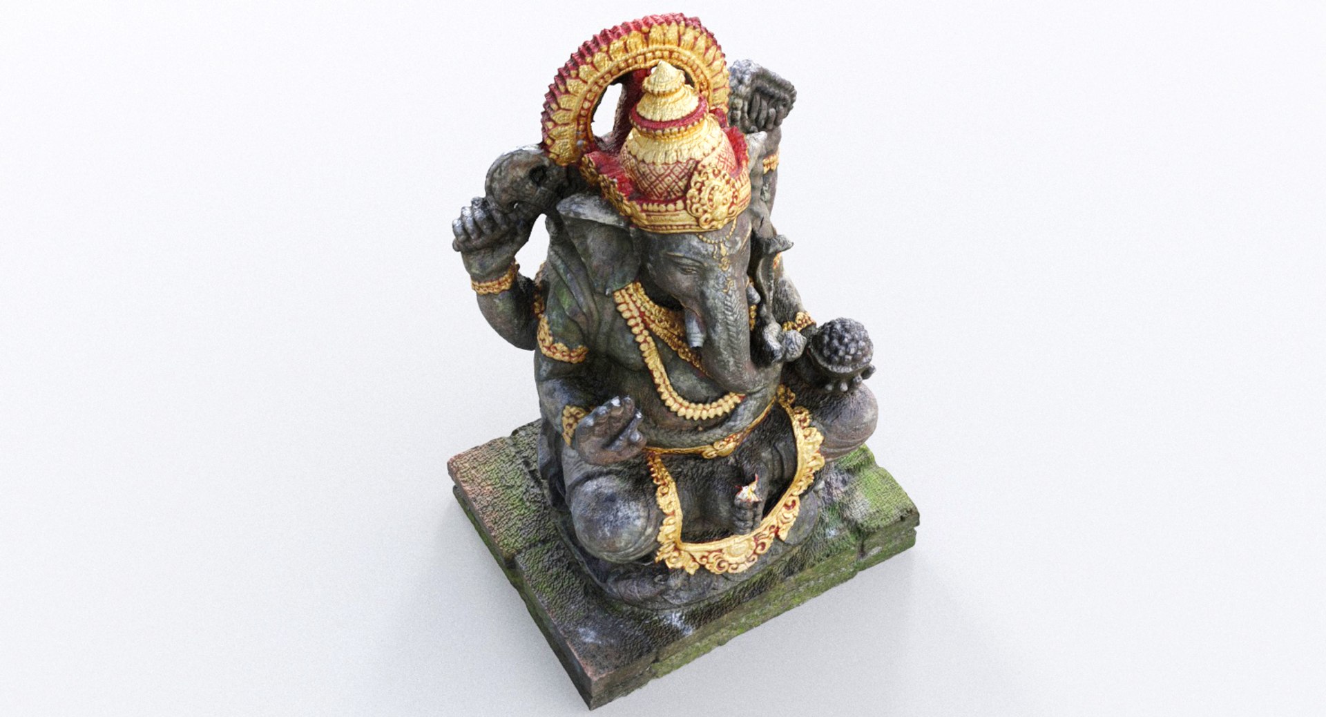 3D Model Balinese Ganesh Statue - TurboSquid 1366599