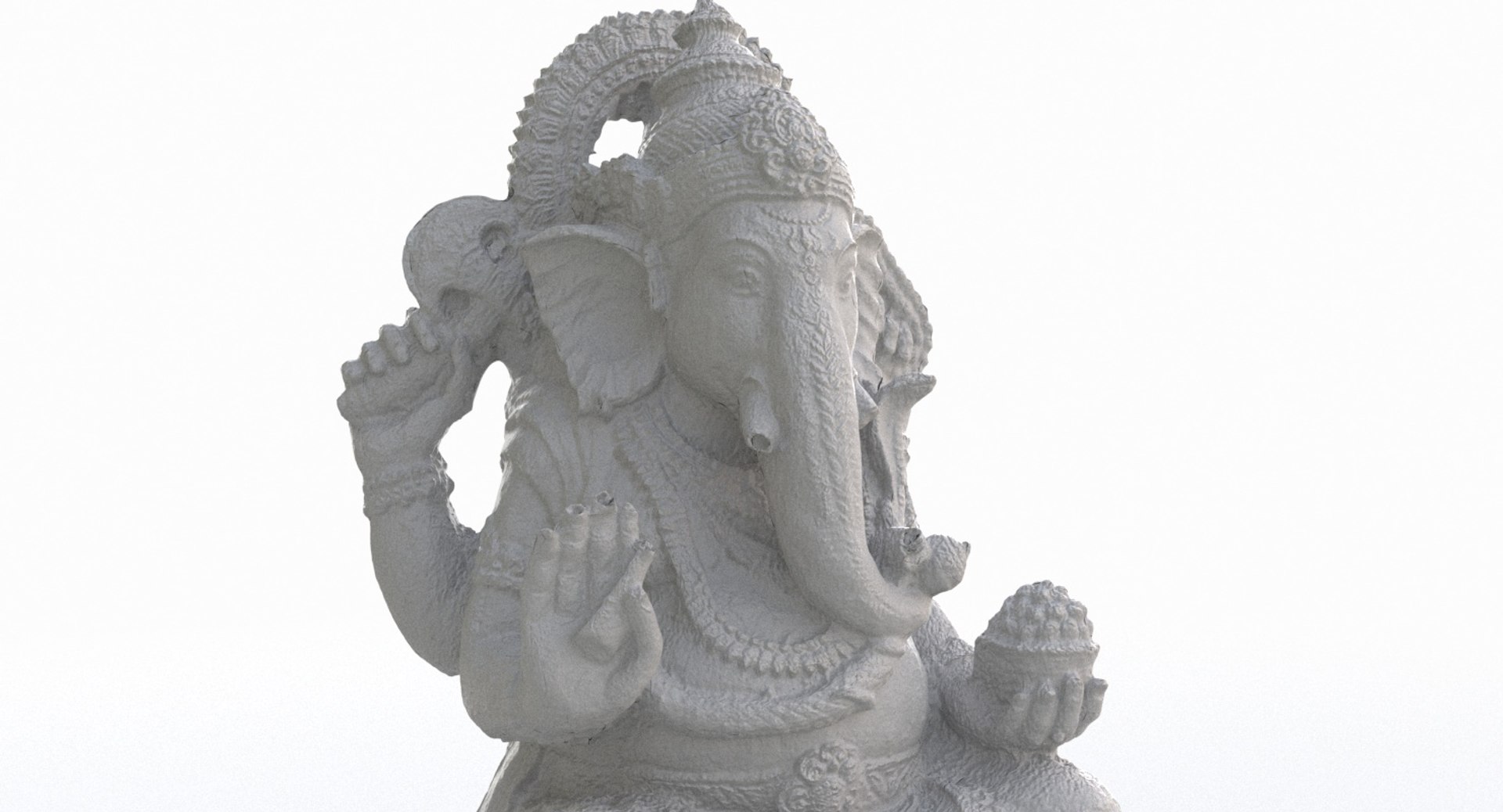 3D Model Balinese Ganesh Statue - TurboSquid 1366599