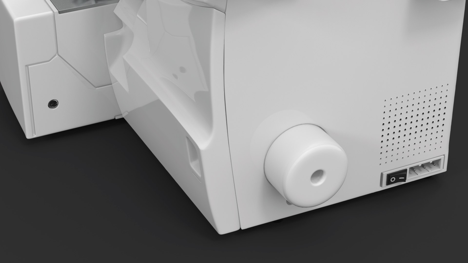 3D Model Heavy Duty Metal Frame Overlock Machine - TurboSquid 2092065