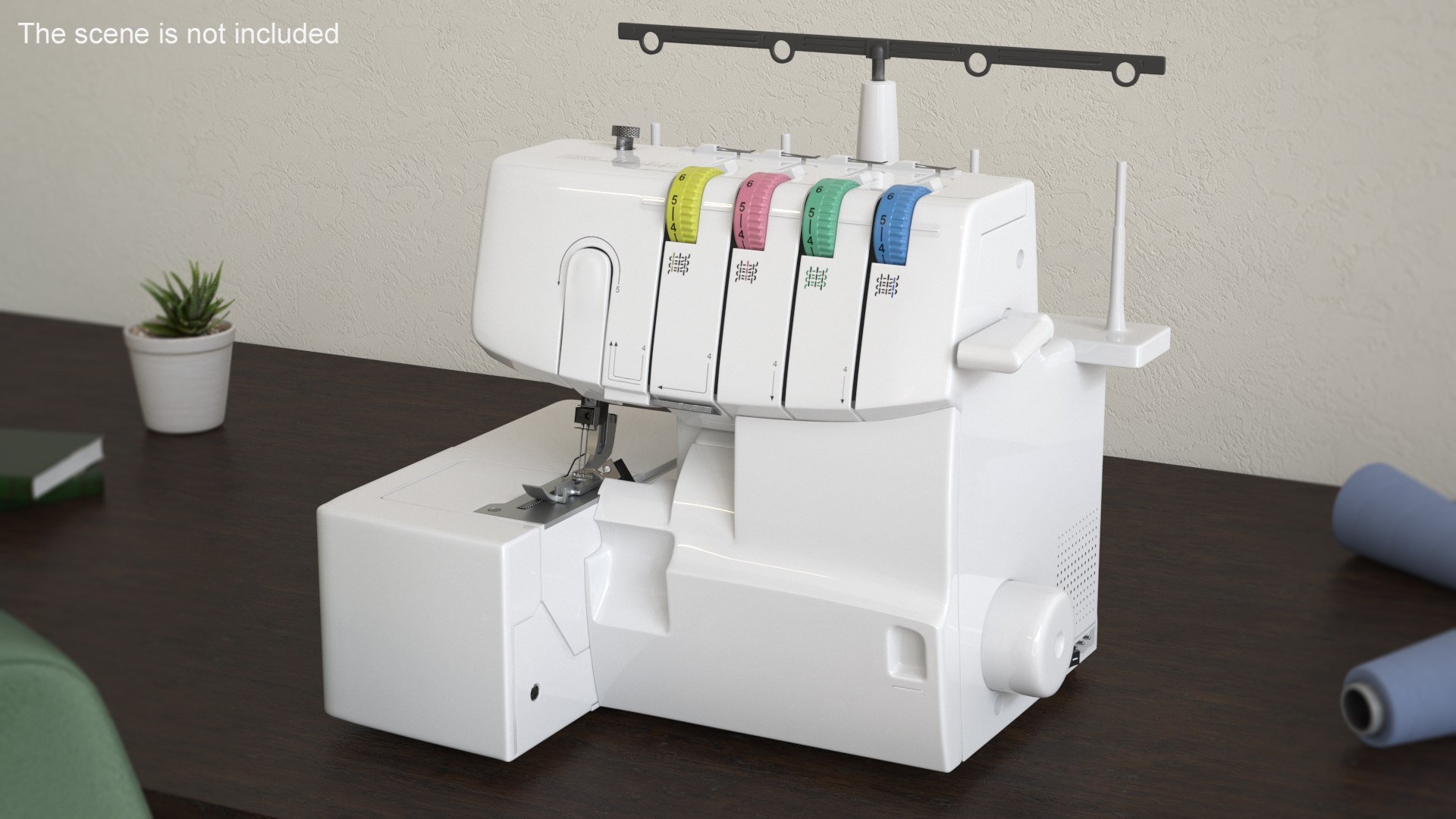 3D Model Heavy Duty Metal Frame Overlock Machine - TurboSquid 2092065