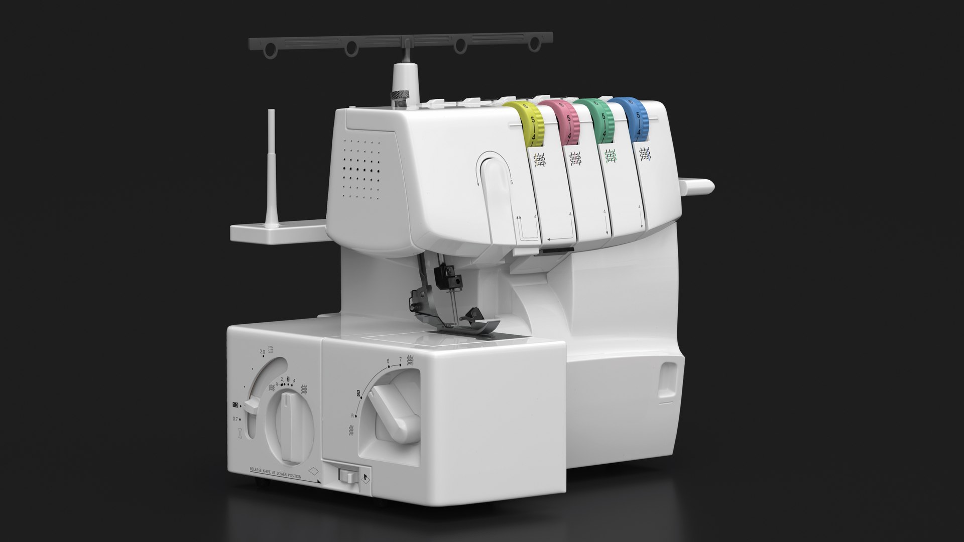 3D Model Heavy Duty Metal Frame Overlock Machine - TurboSquid 2092065