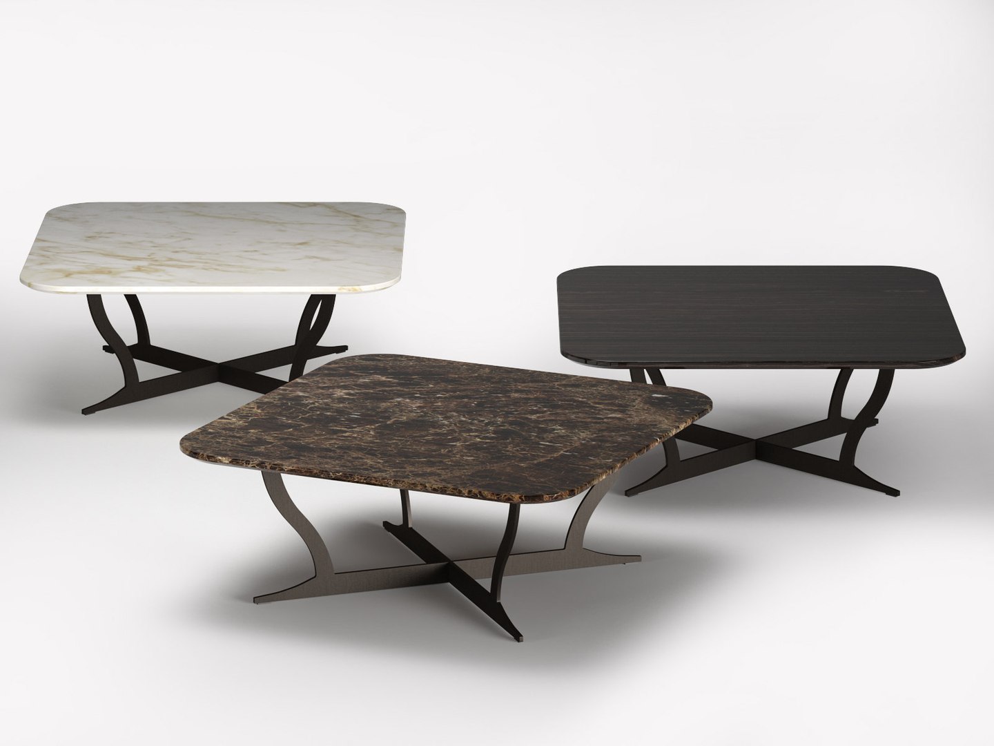 3D Richard Coffee Table Marble - TurboSquid 1388637