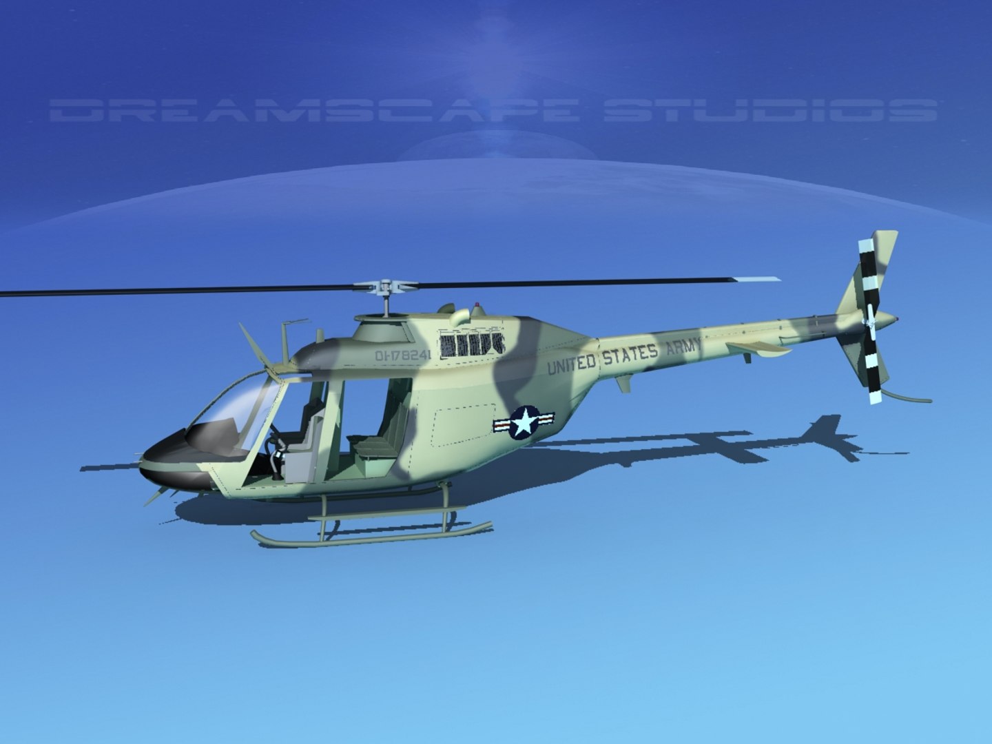 3D Rotor Oh-58 Bell 206 Model - TurboSquid 1219471