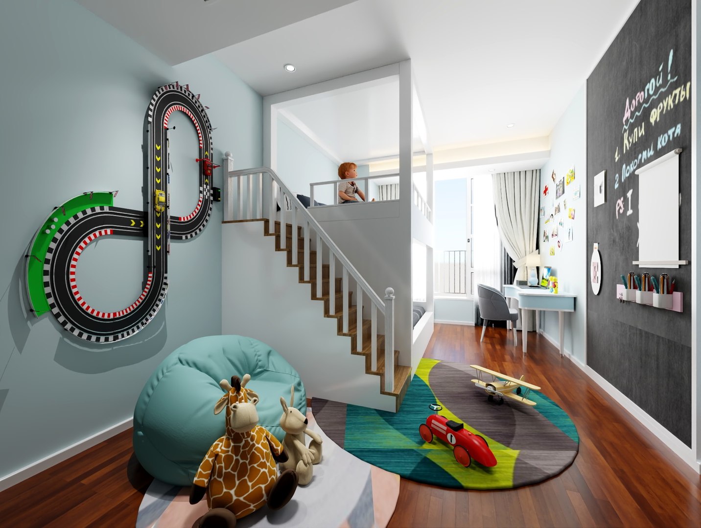3D Modern Children Room 3D Room Model - TurboSquid 2269593