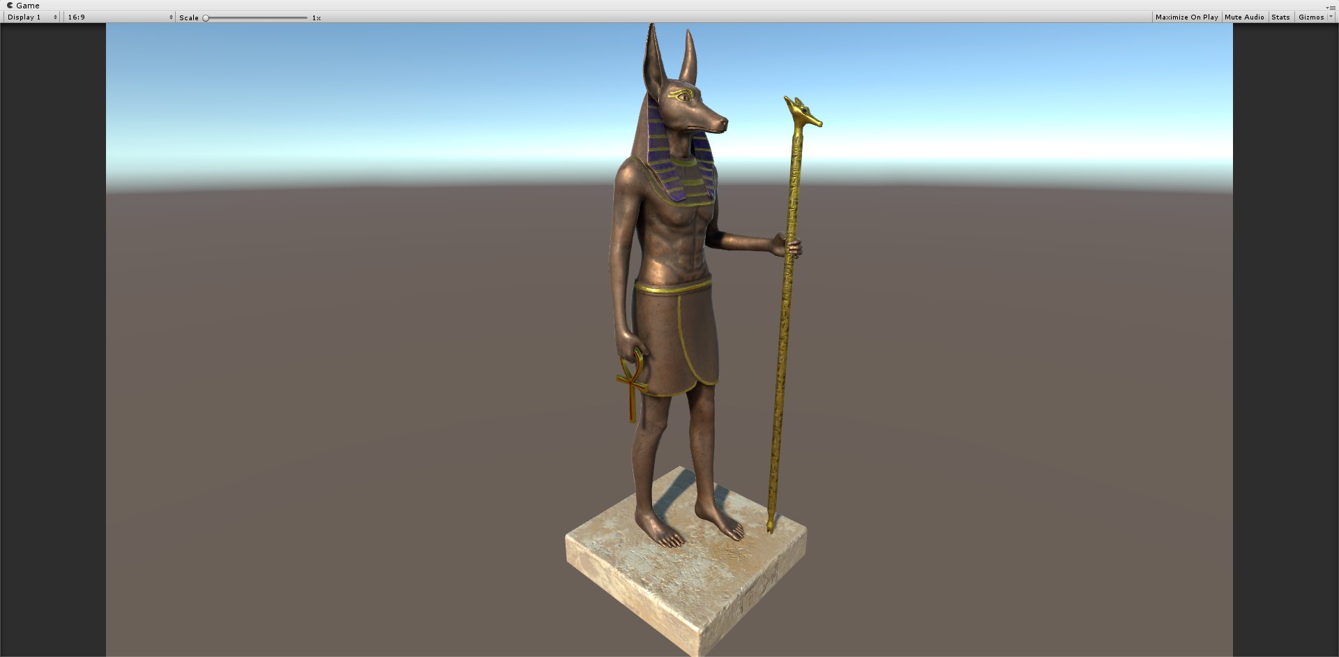3D Anubis Statue - TurboSquid 1413274