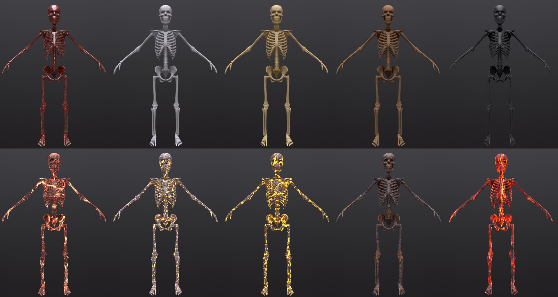 Character Army Skeleton Substance 3D - TurboSquid 1468731
