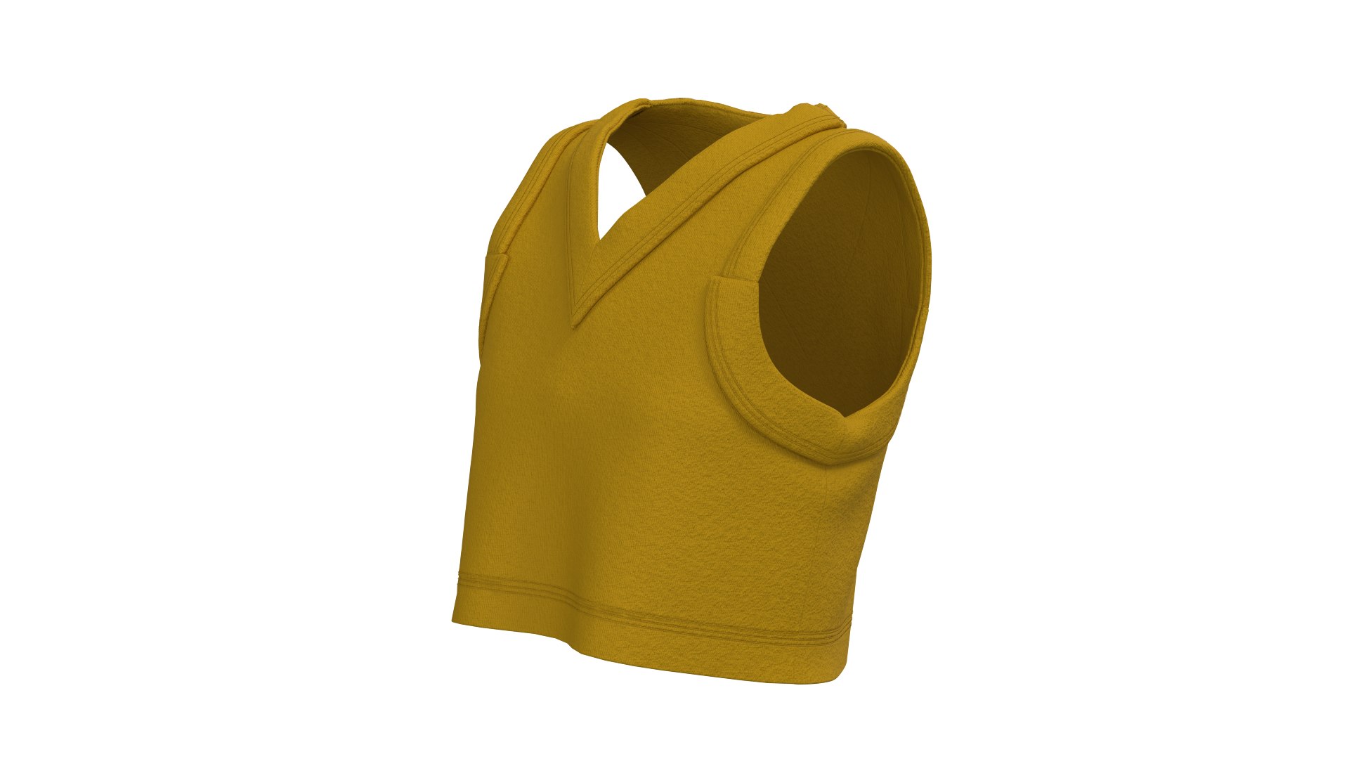 Female Sweater Vest 3D - TurboSquid 2151496