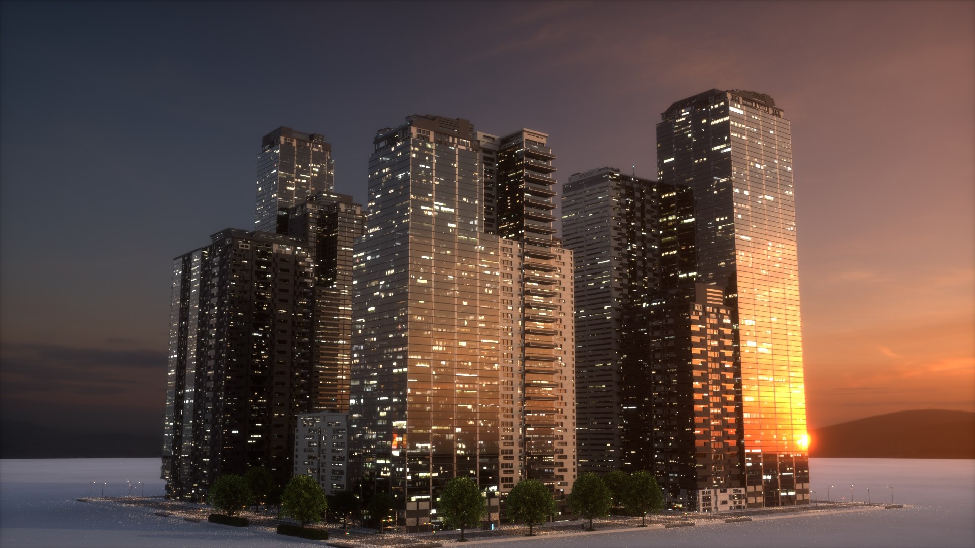 City Block Type A01 Model - TurboSquid 2091253