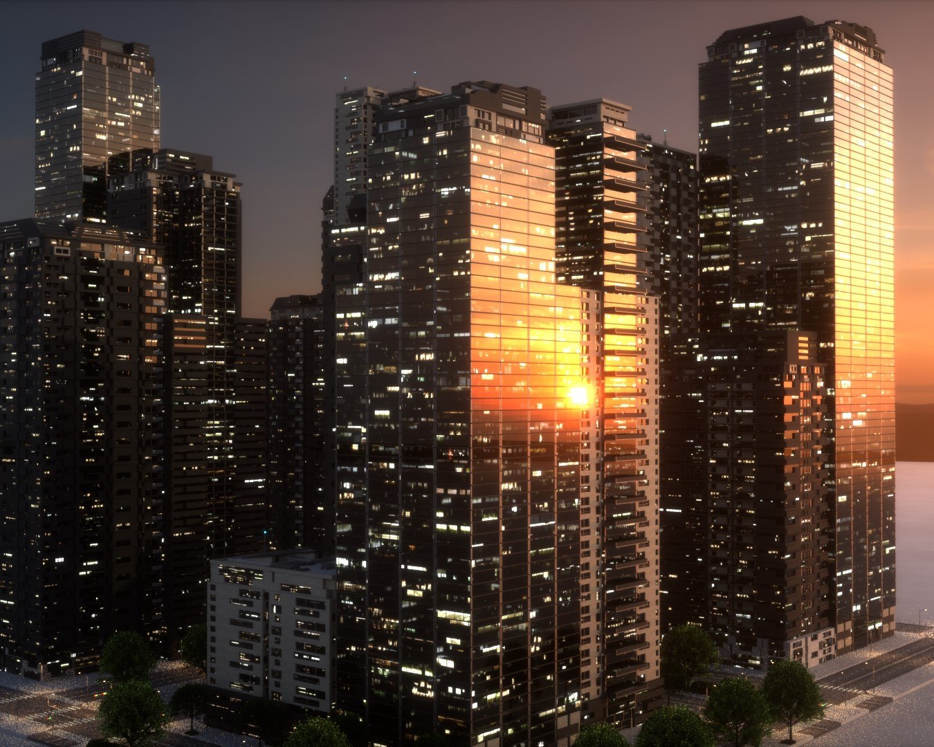 City Block Type A01 Model - TurboSquid 2091253