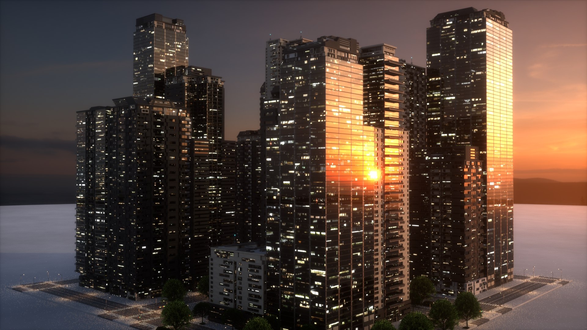 City Block Type A01 Model - TurboSquid 2091253