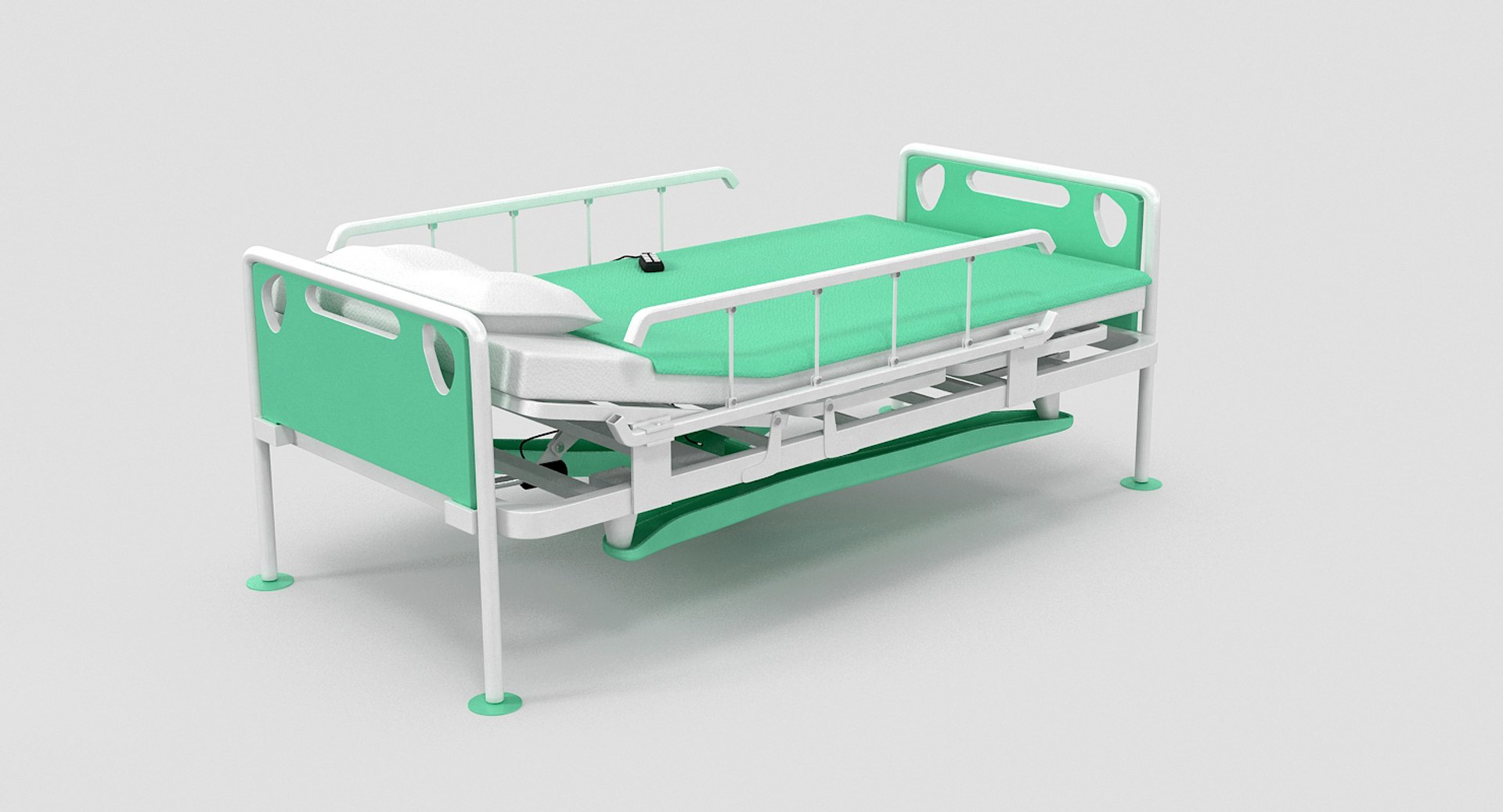 3d anatomy bed hospital model