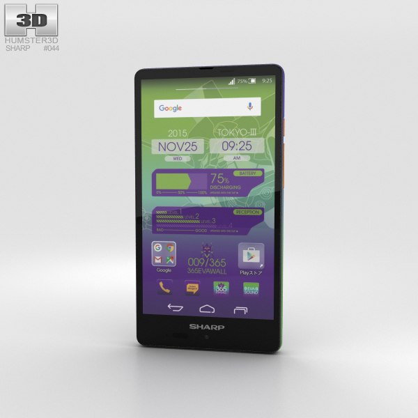 3D sharp aquos sh-m02 - TurboSquid 1252199