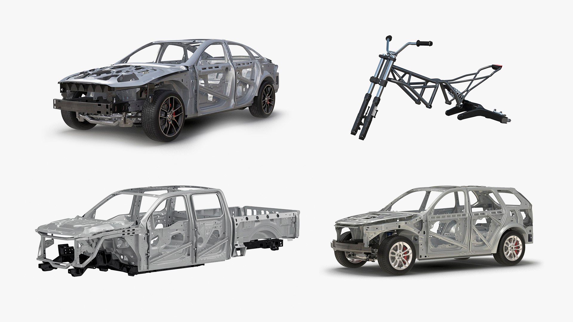 Vehicle Frames Collection 2 3D - TurboSquid 2192007