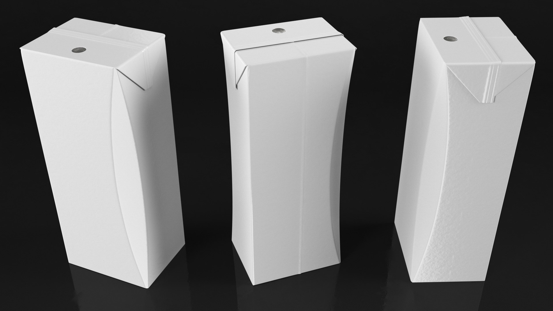 3D Beveled Edge Small Aseptic Carton With Strawhole Model - TurboSquid ...
