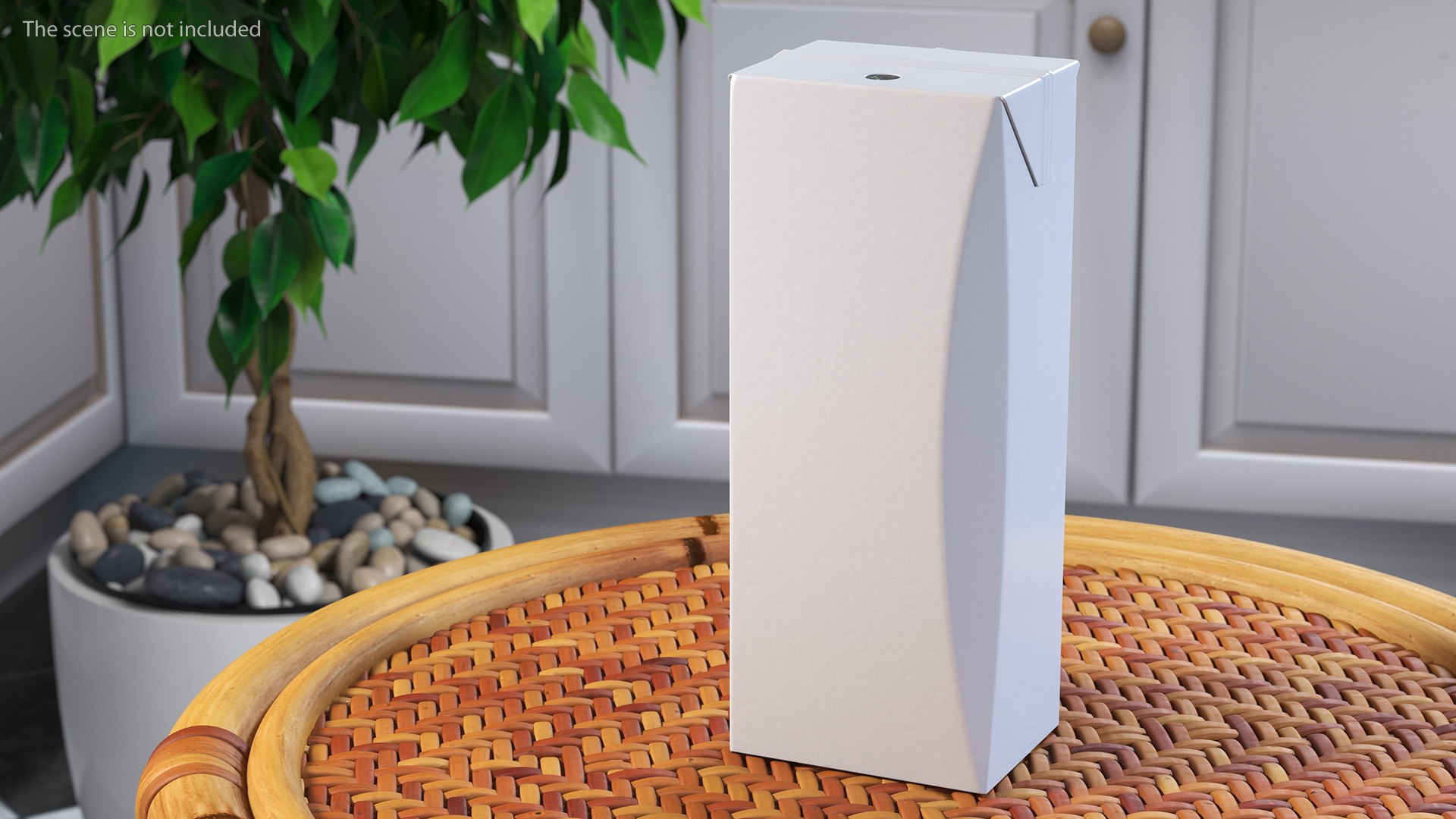 3D Beveled Edge Small Aseptic Carton With Strawhole Model - TurboSquid ...