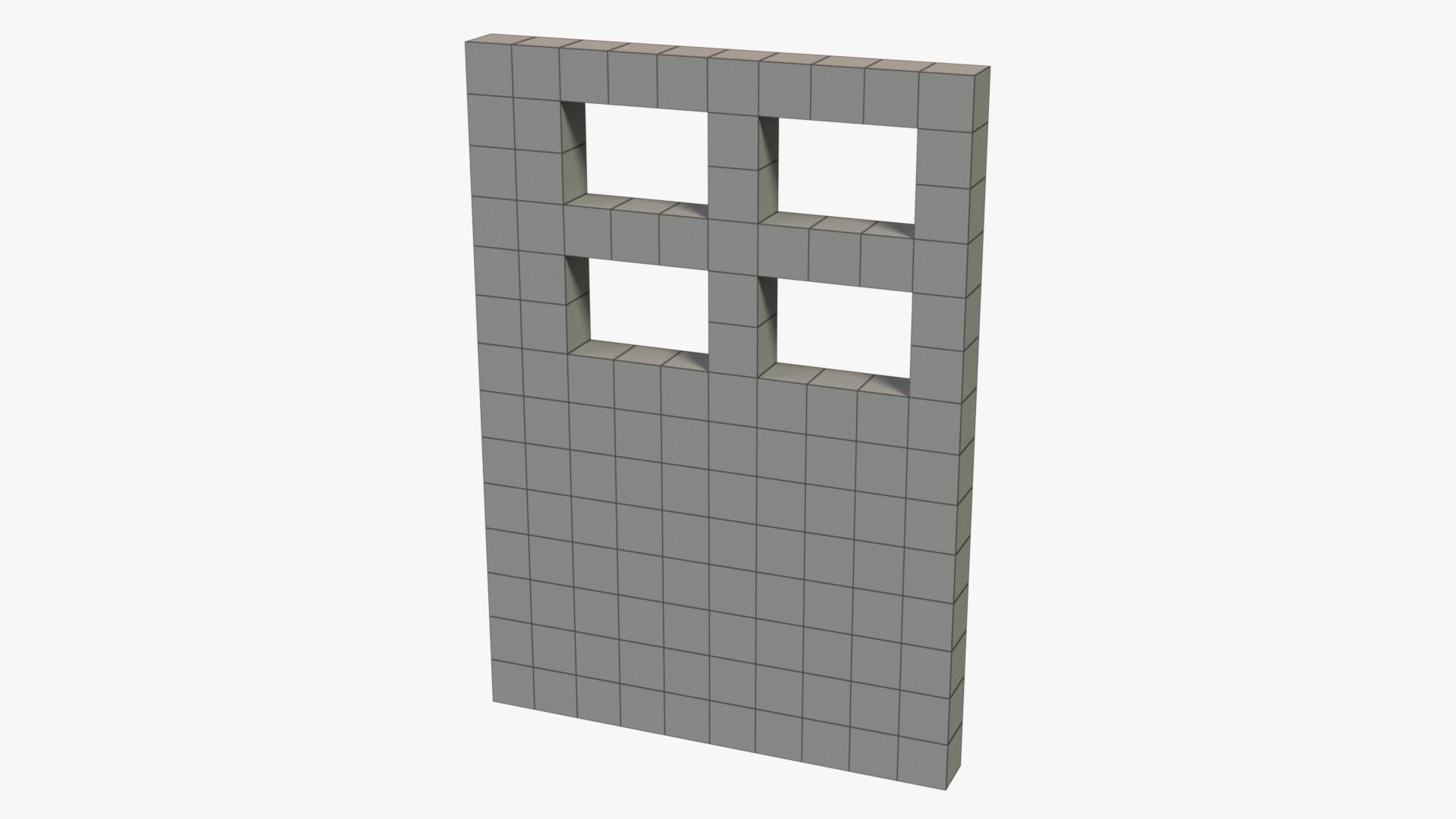 3D Minecraft Door Model - TurboSquid 1933331