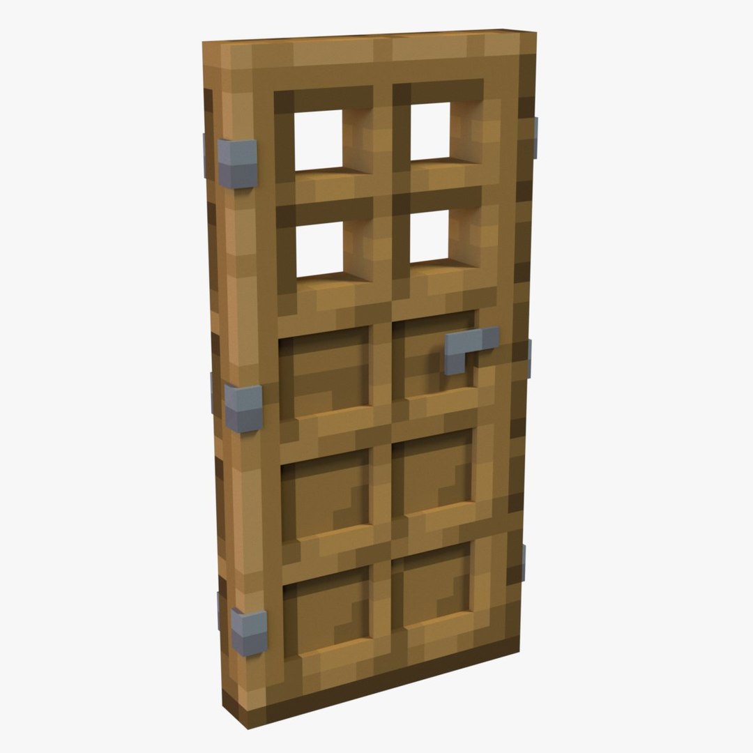 3D Minecraft Door model - TurboSquid 1933331