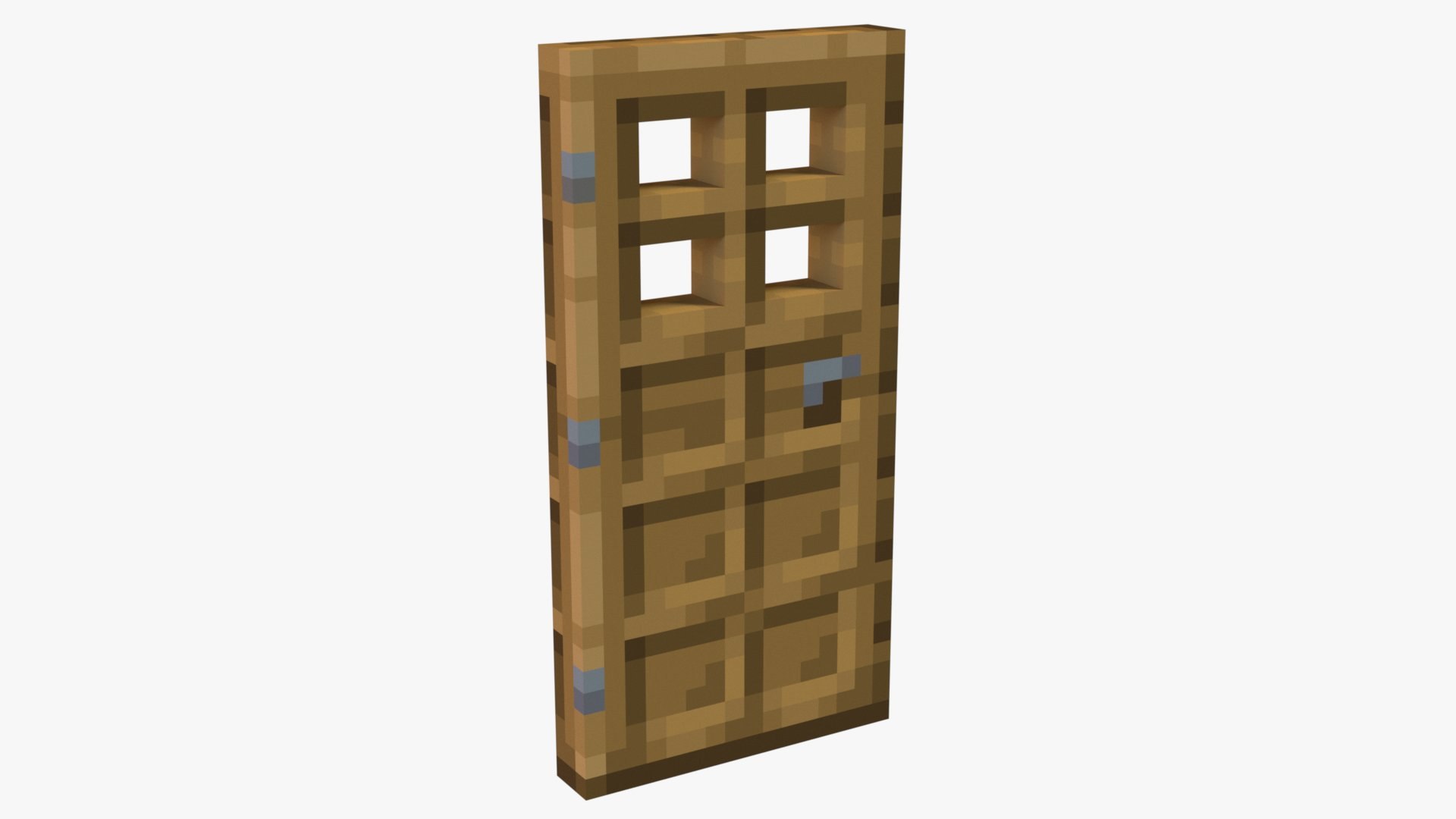 3D Minecraft Door Model - TurboSquid 1933331