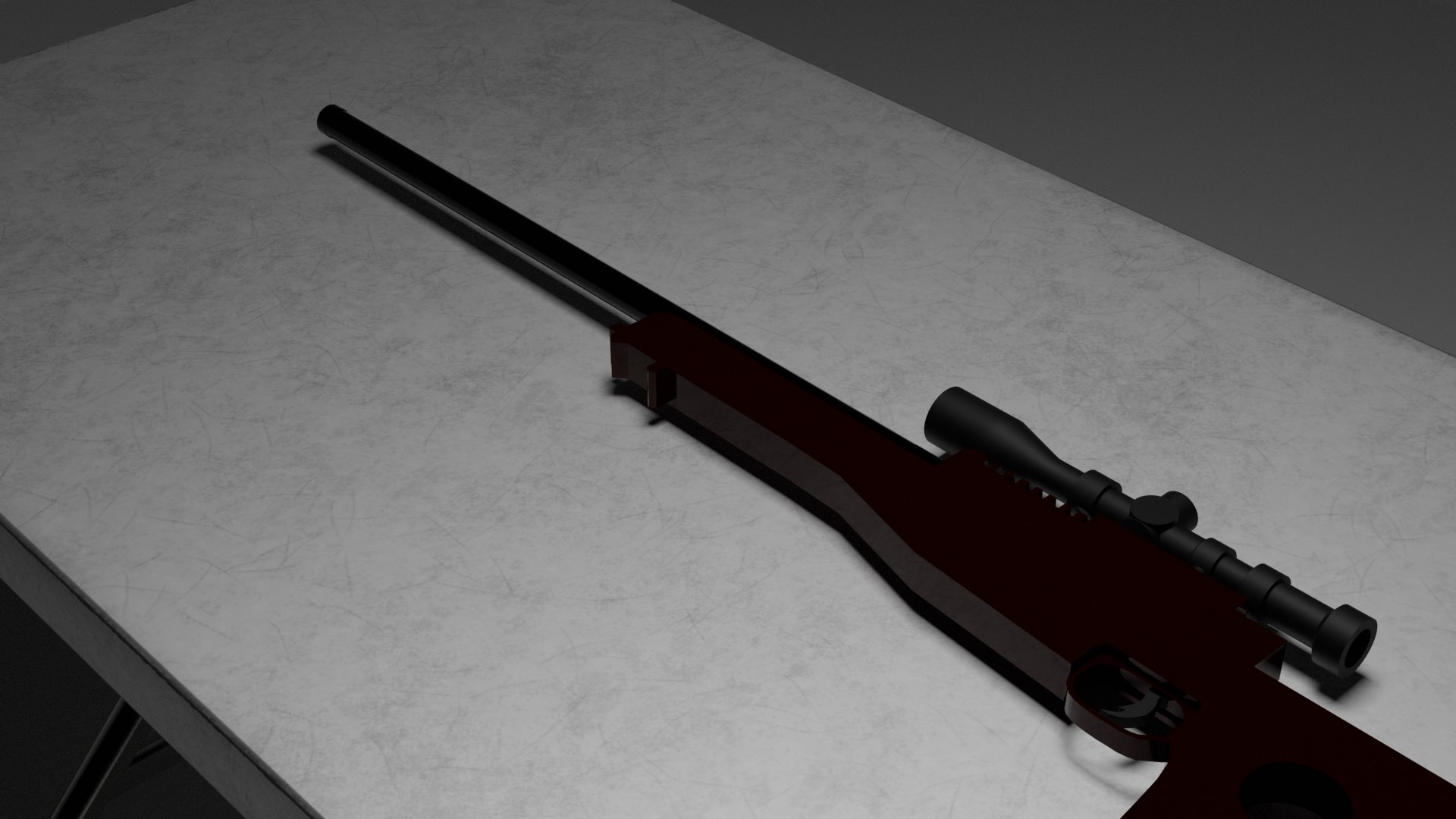 3D Model L96 AWP Bolt Action Sniper - TurboSquid 2339539