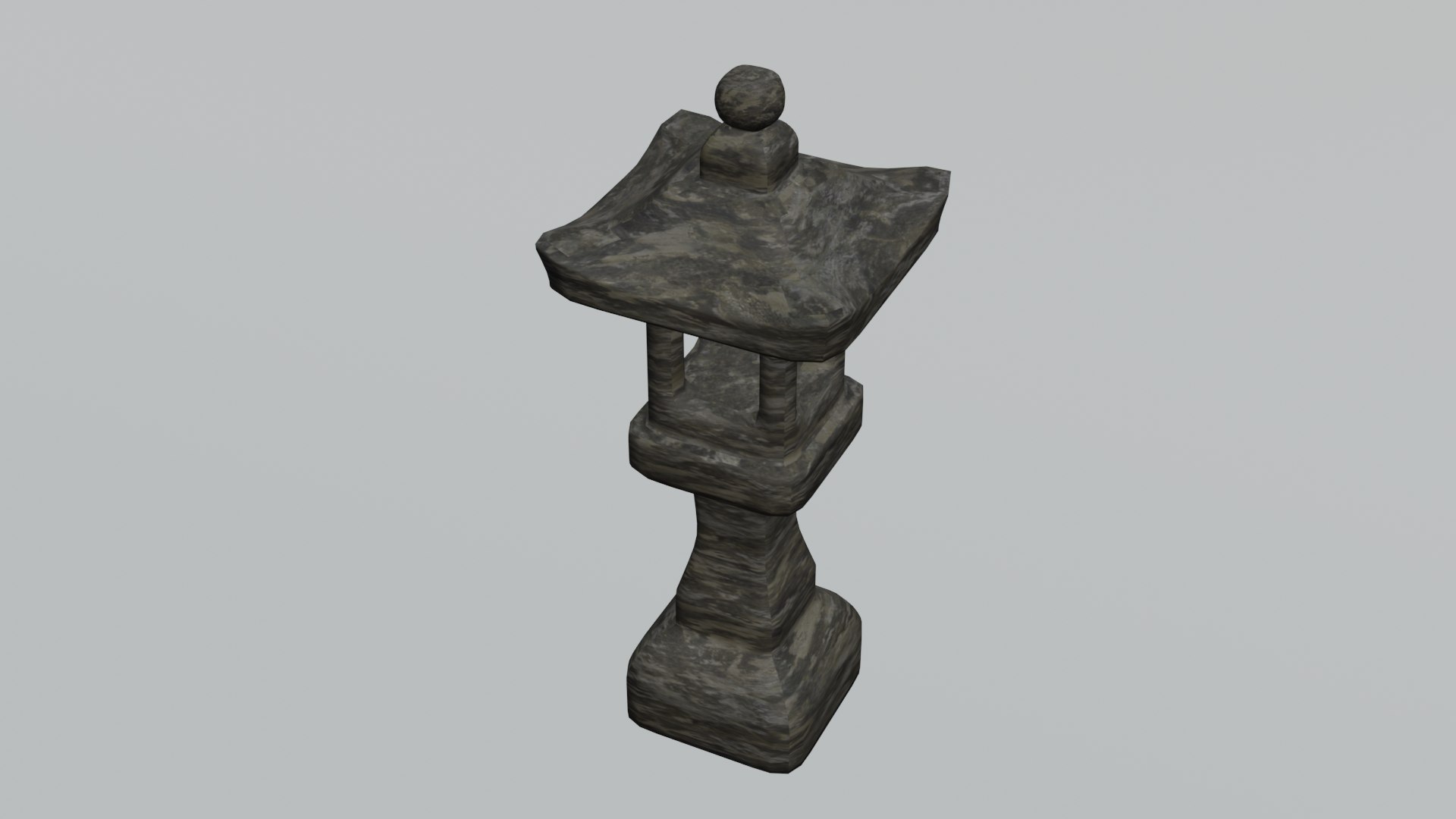 Toro Stone Lantern Garden 3D model - TurboSquid 1721964