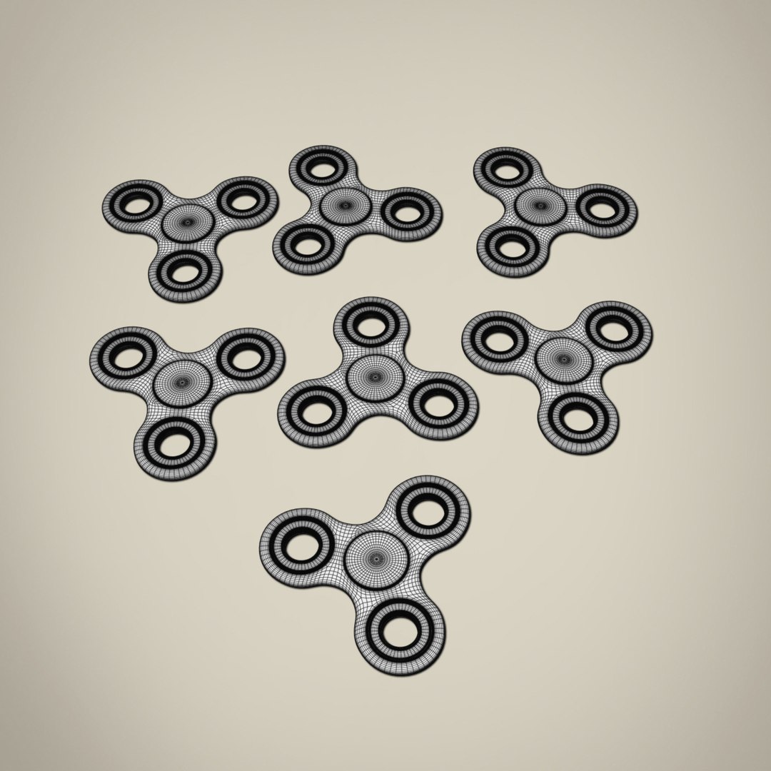 Fidget Spinner 3D Model - TurboSquid 1733946