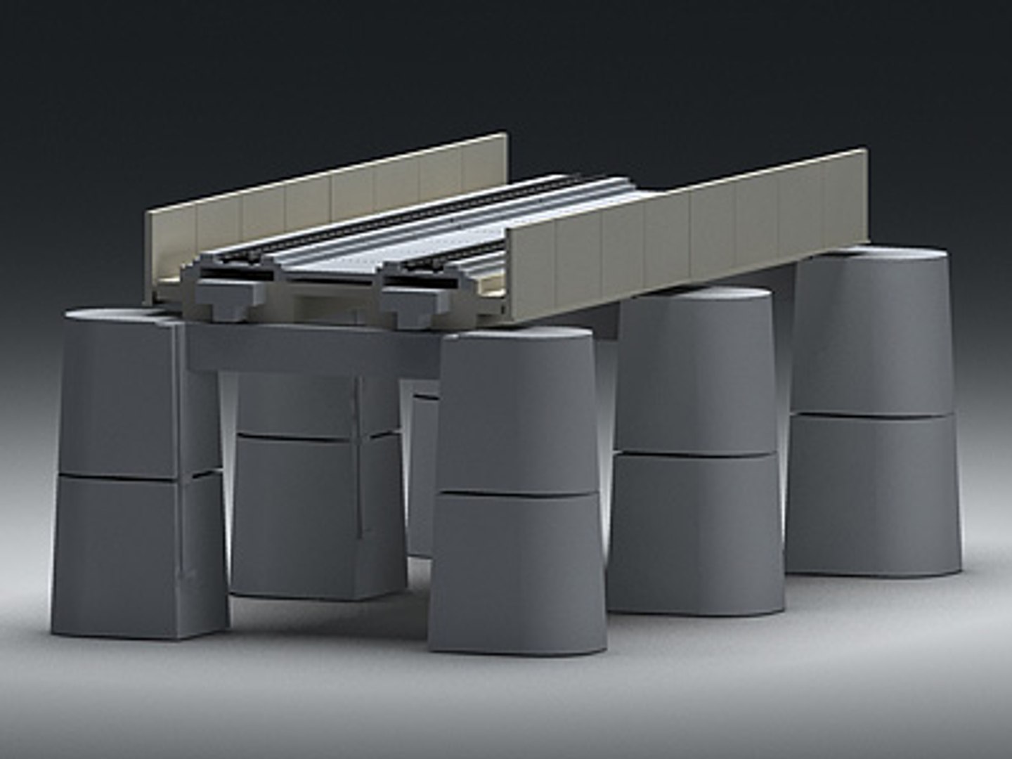 3ds Dual Straight Conduit Platform