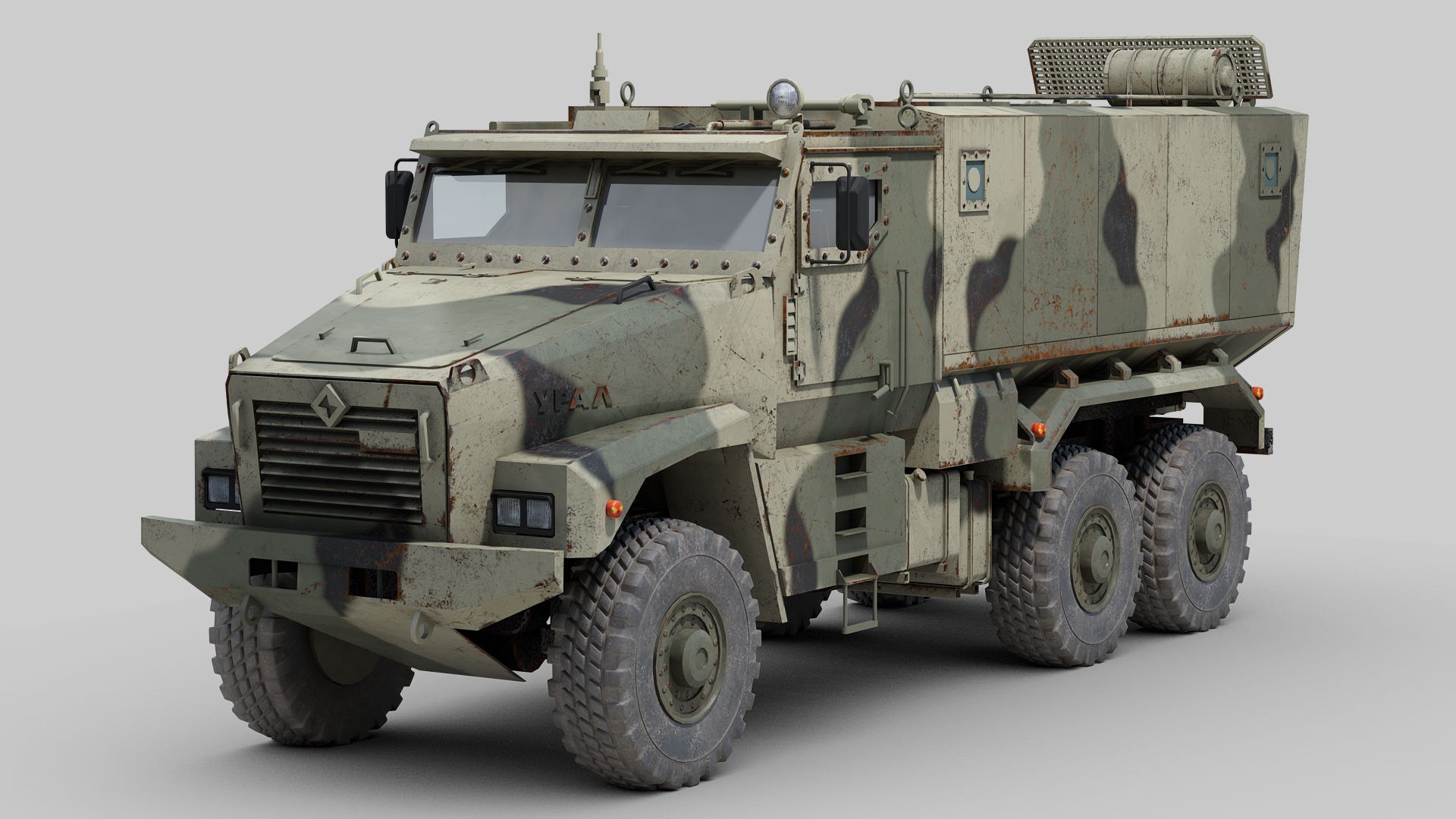 3D Model Ural Typhoon - TurboSquid 2275925