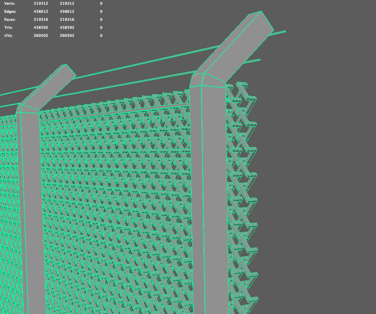 Wire Mesh Model - TurboSquid 1246455