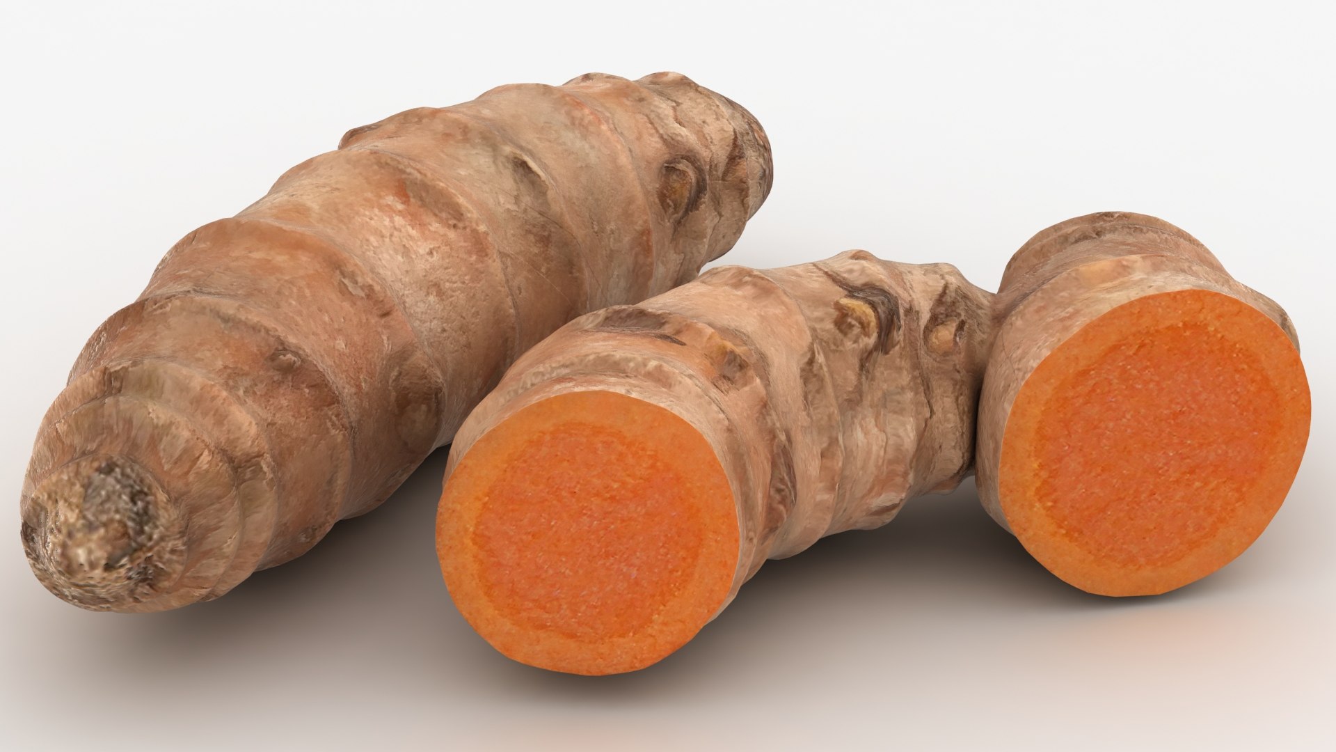 Turmeric Root 3D Model - TurboSquid 1597398