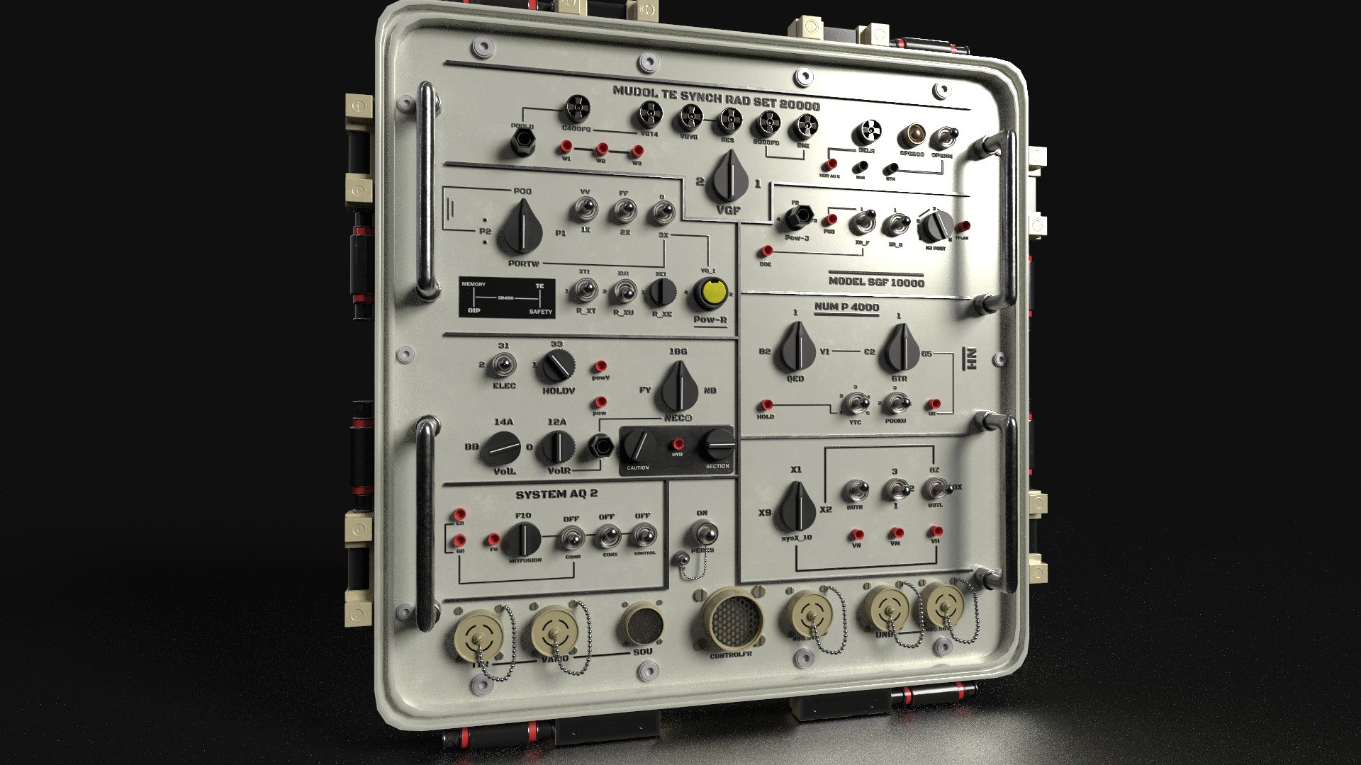 Control Panel 3D - TurboSquid 1931766