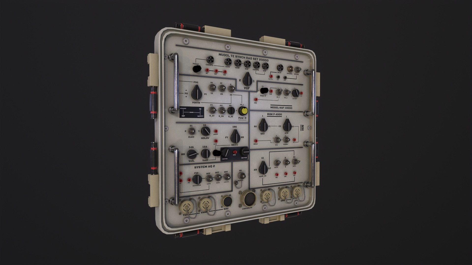 Control Panel 3D - TurboSquid 1931766