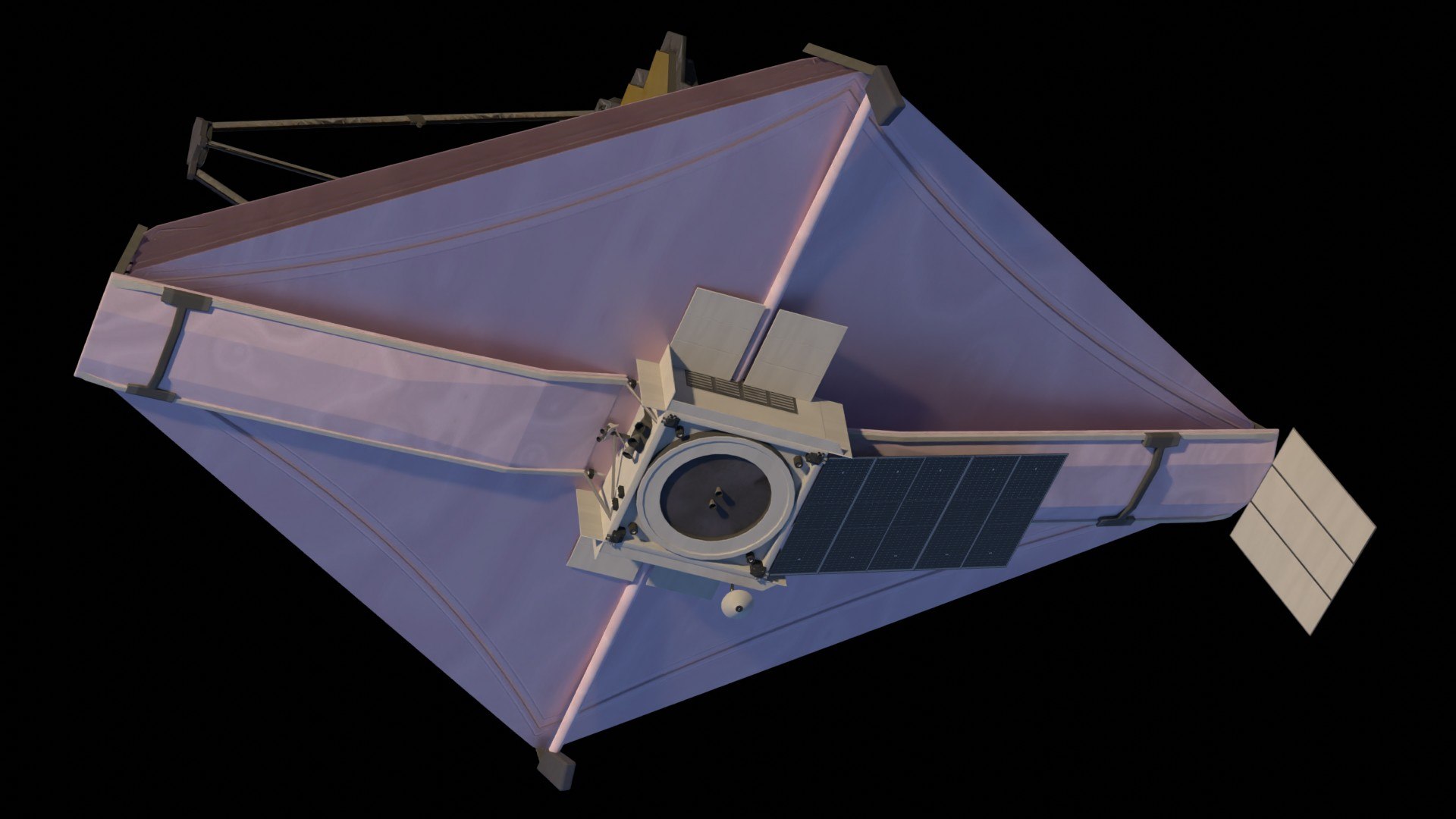 James Webb JWST SC 3D Model - TurboSquid 2228392