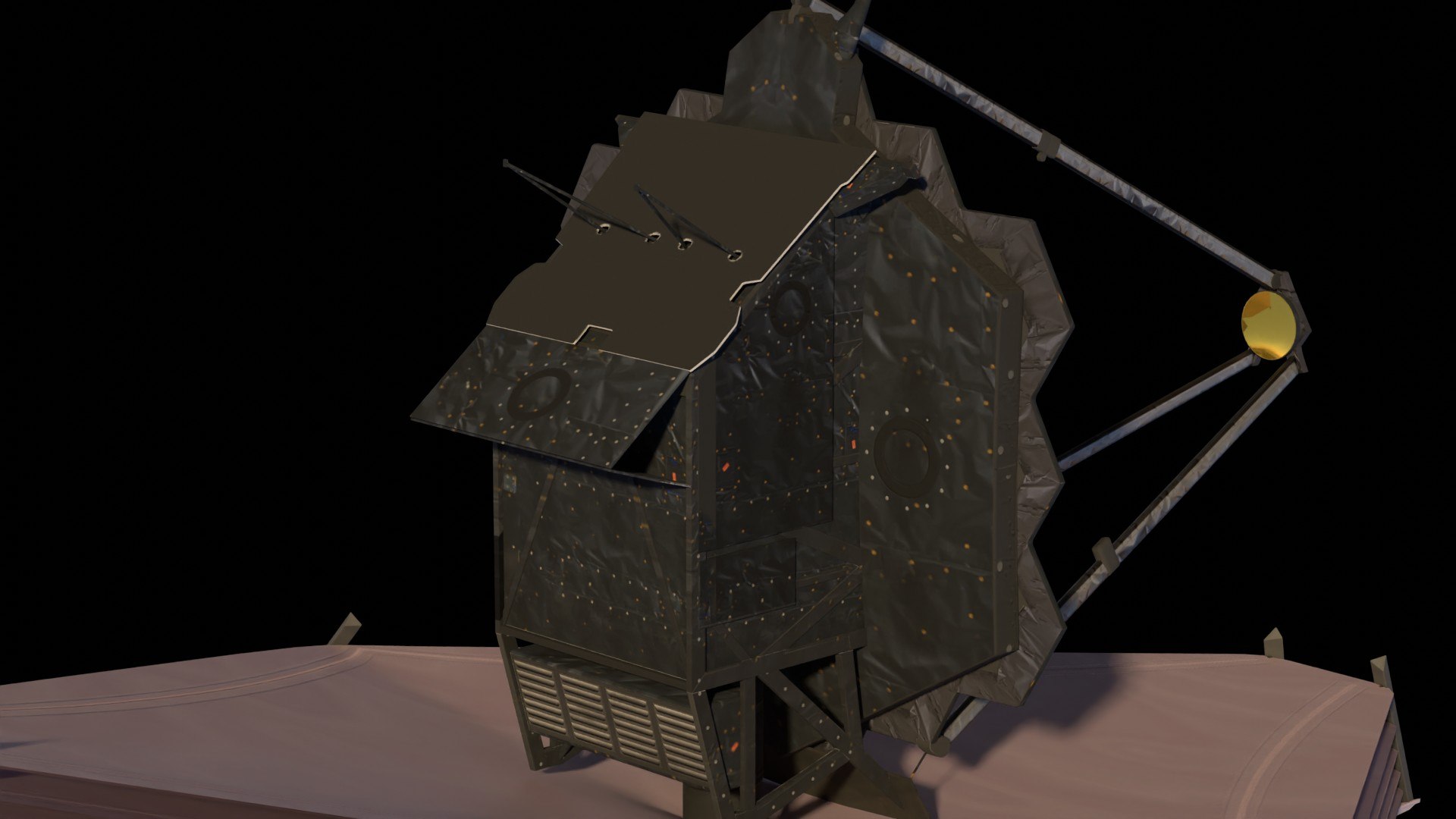 James Webb JWST SC 3D Model - TurboSquid 2228392