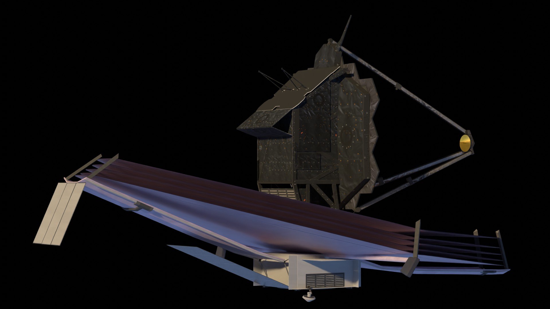 James Webb JWST SC 3D Model - TurboSquid 2228392