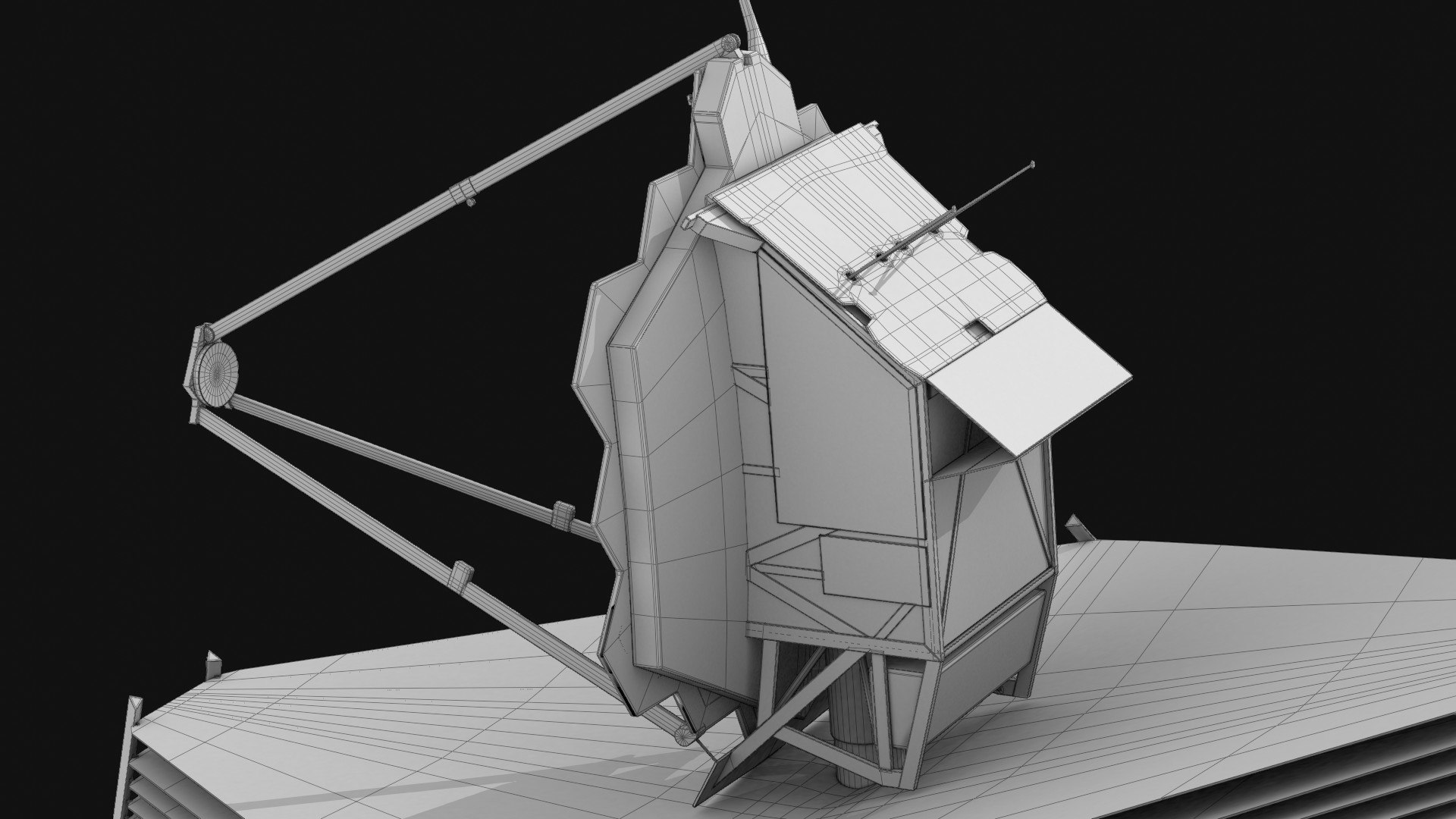 James Webb JWST SC 3D Model - TurboSquid 2228392