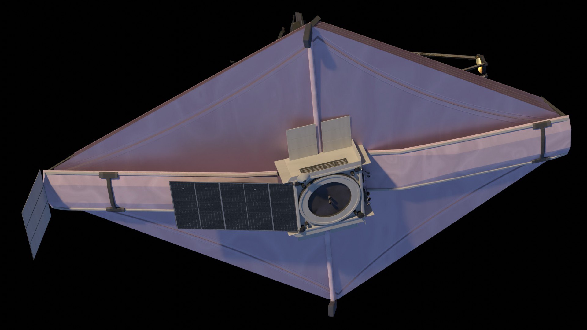 James Webb JWST SC 3D Model - TurboSquid 2228392