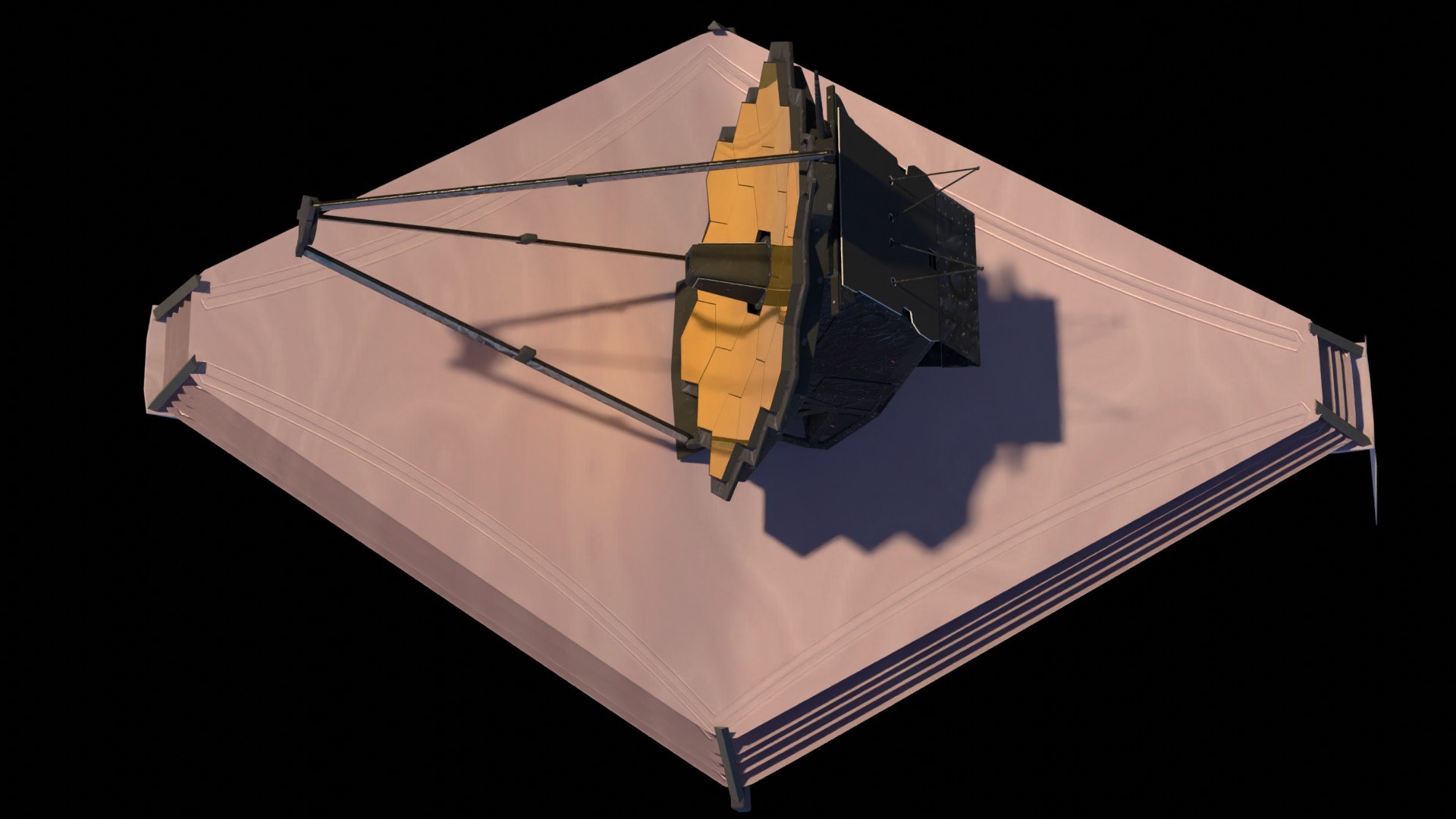 James Webb JWST SC 3D Model - TurboSquid 2228392