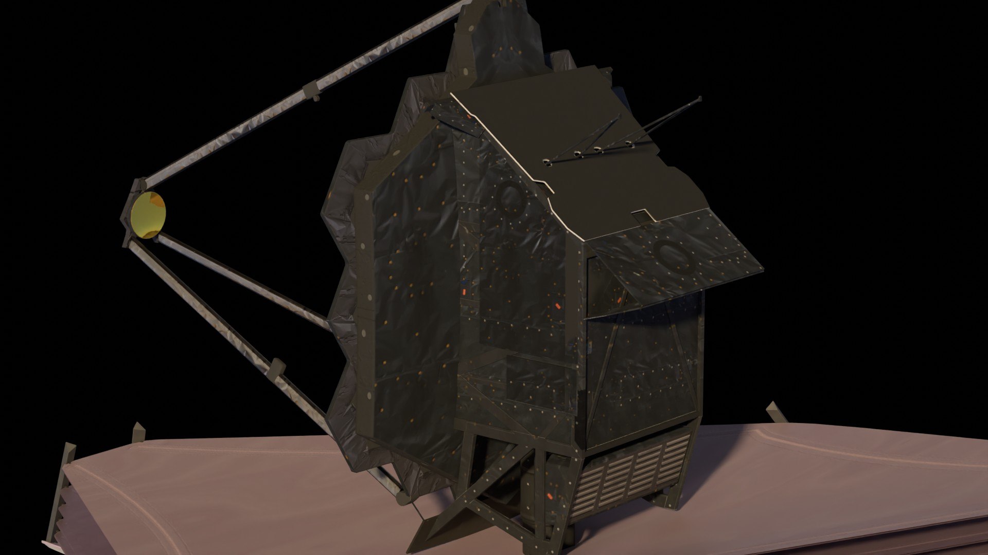 James Webb JWST SC 3D Model - TurboSquid 2228392