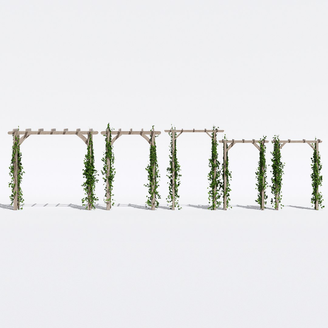 3D Garden Arches Model - TurboSquid 1269989