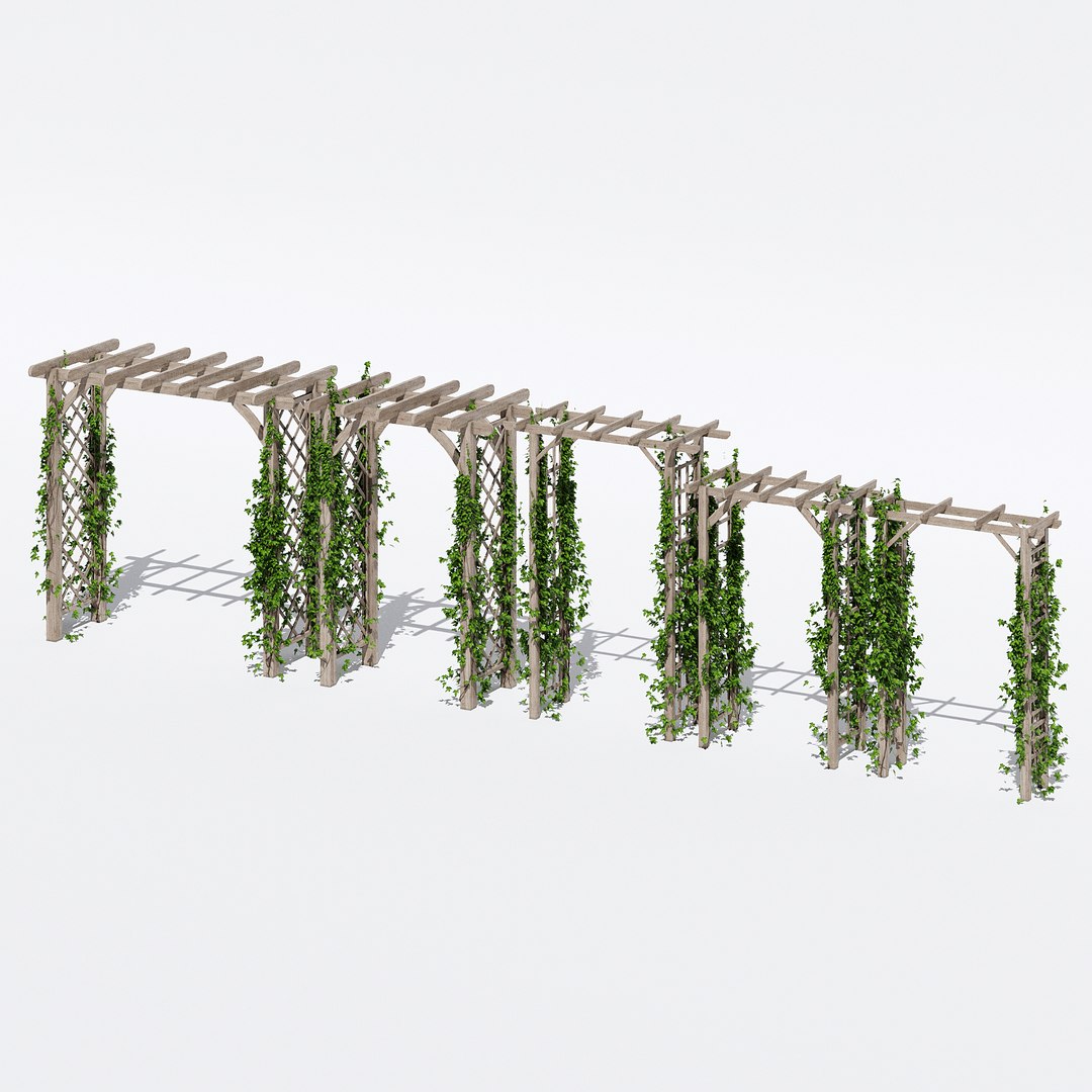 3D Garden Arches Model - TurboSquid 1269989