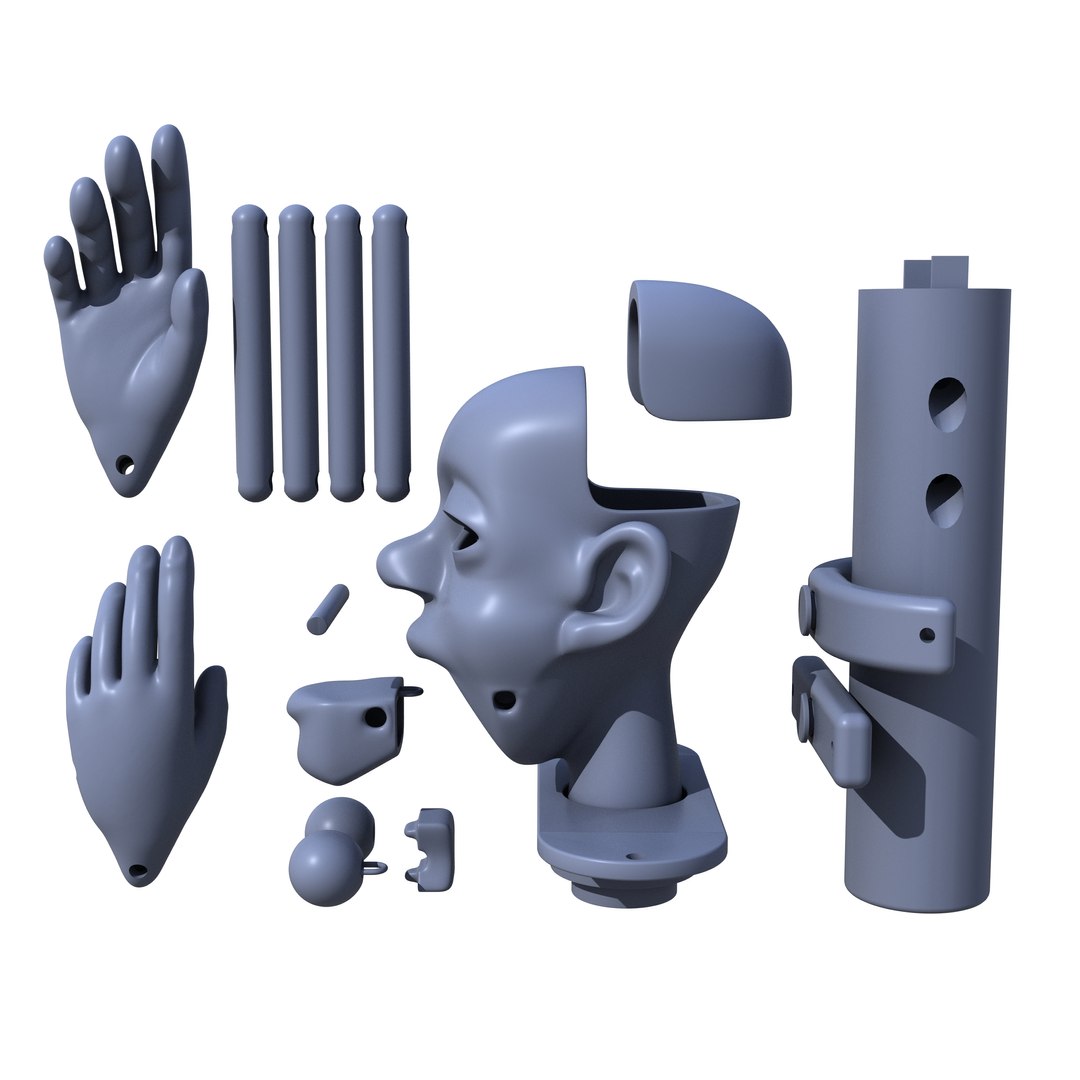 3D Model Puppet Printing - TurboSquid 1598180