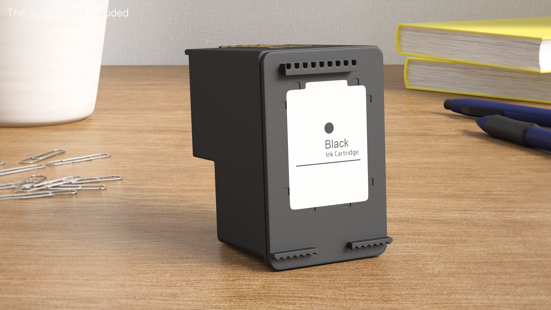 3D Model Ink Cartridge Black - TurboSquid 2161355