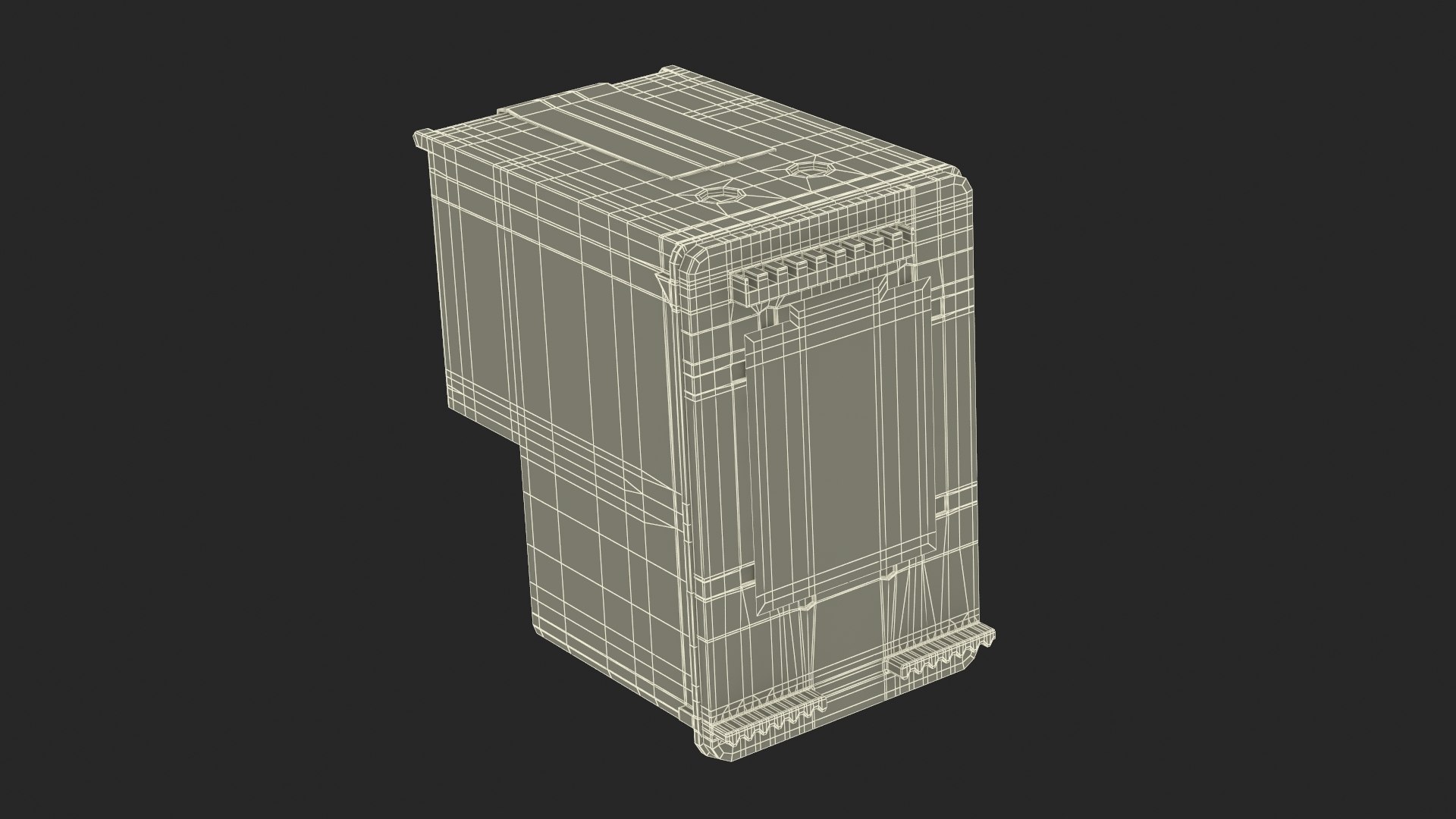 3D Model Ink Cartridge Black - TurboSquid 2161355