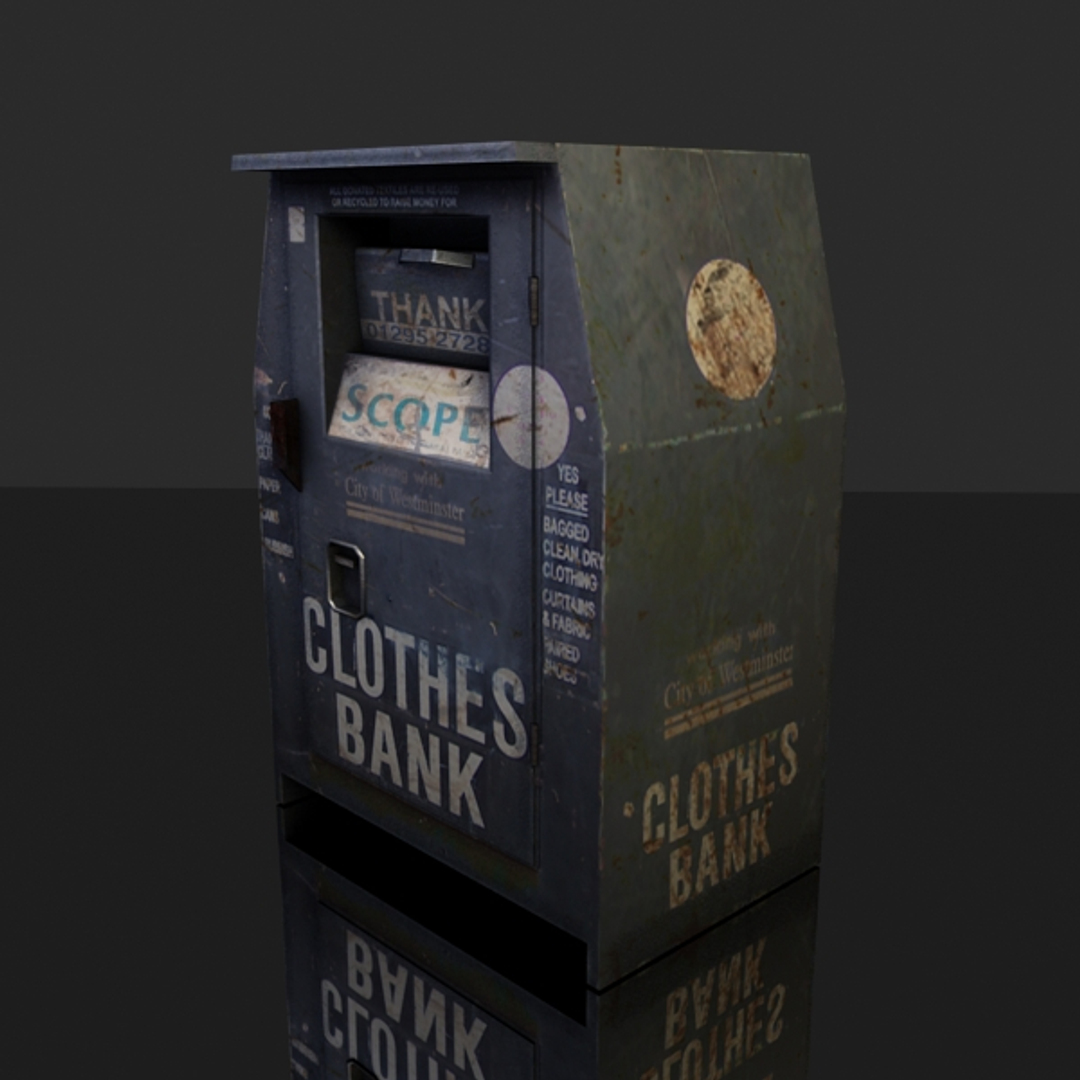 Clothes Bank Outdoor 3d 3ds