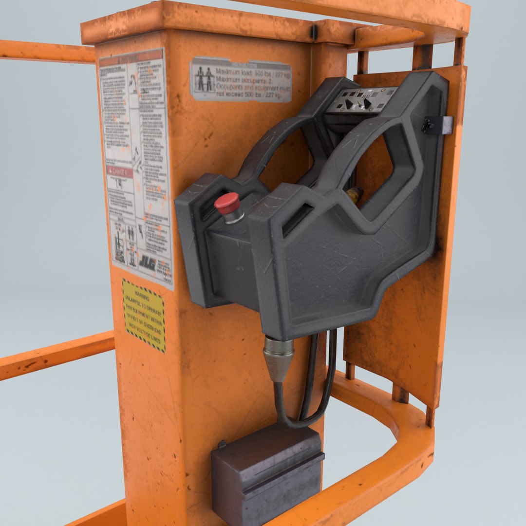 3D Jlg 1230es Driveable Vertical - TurboSquid 1596146