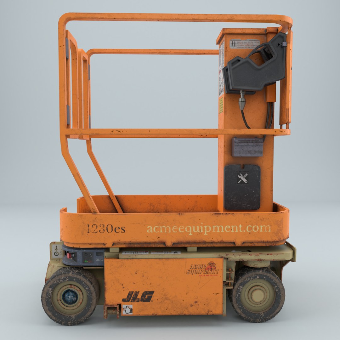 3D Jlg 1230es Driveable Vertical - TurboSquid 1596146