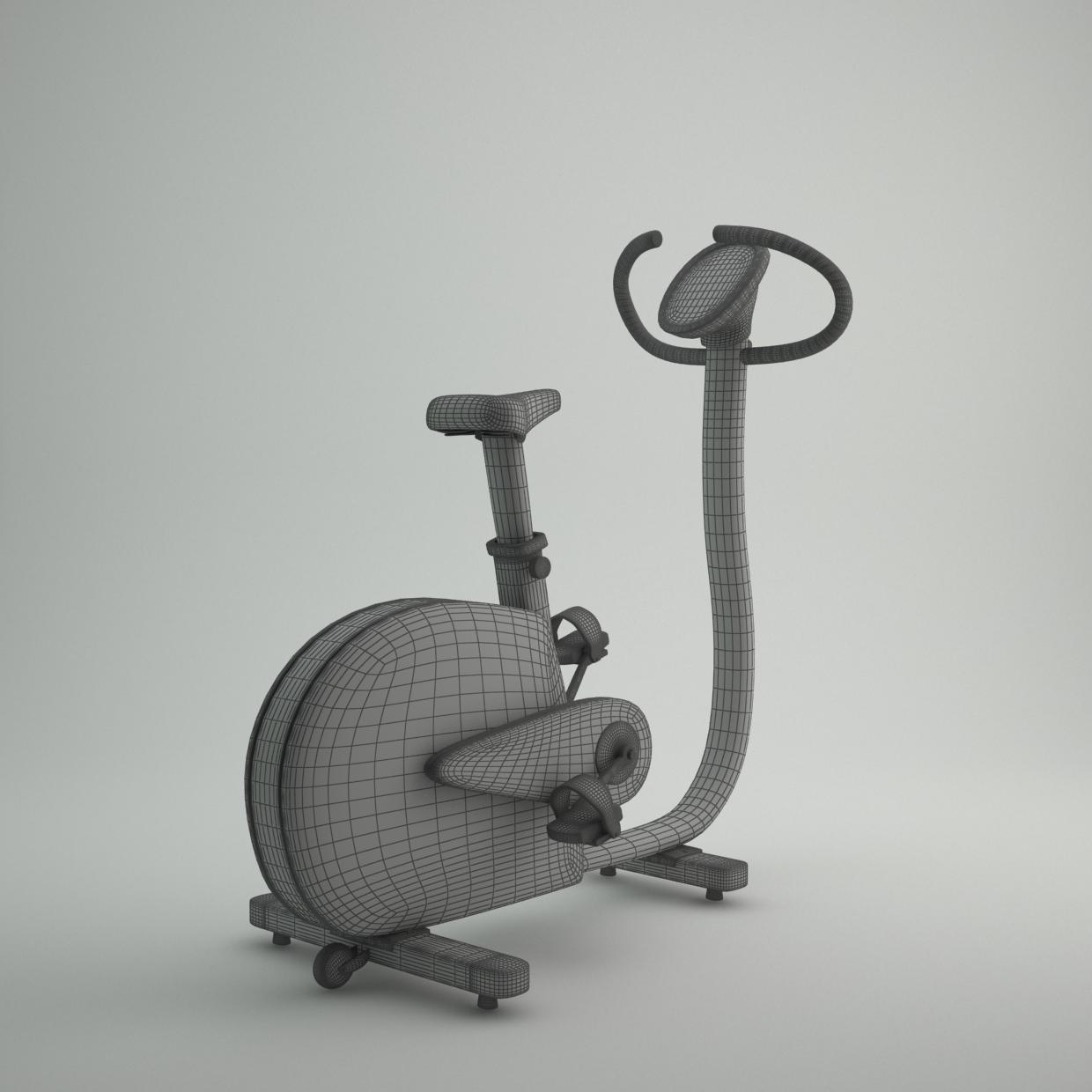 3d model exercise bike