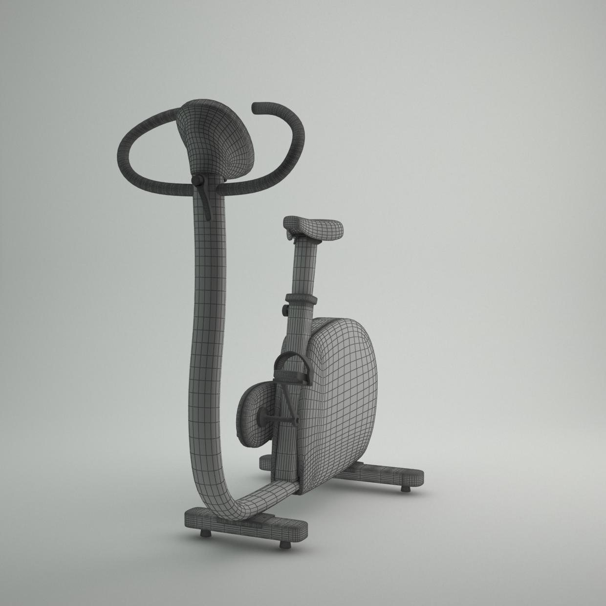 3d model exercise bike