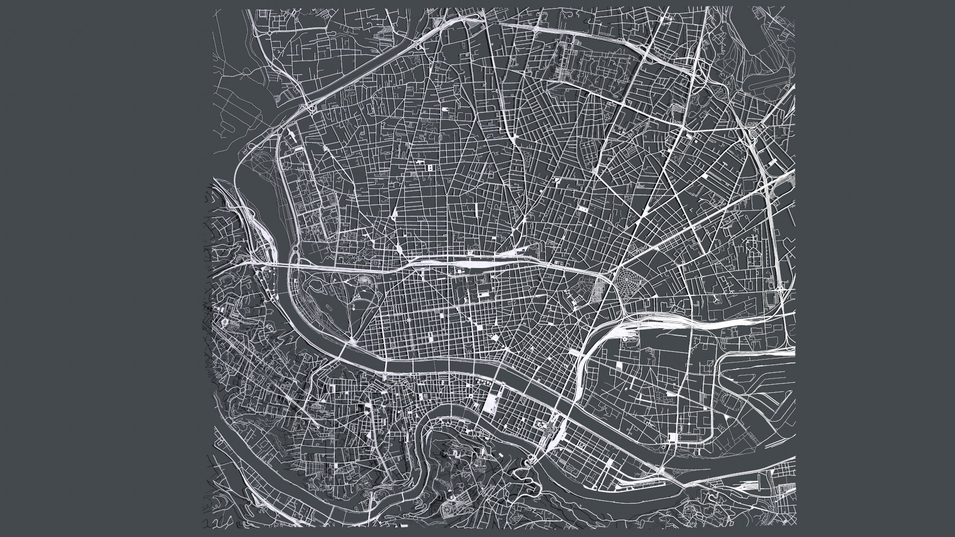 3D Streets And Roads City Lion France Model - TurboSquid 1852995